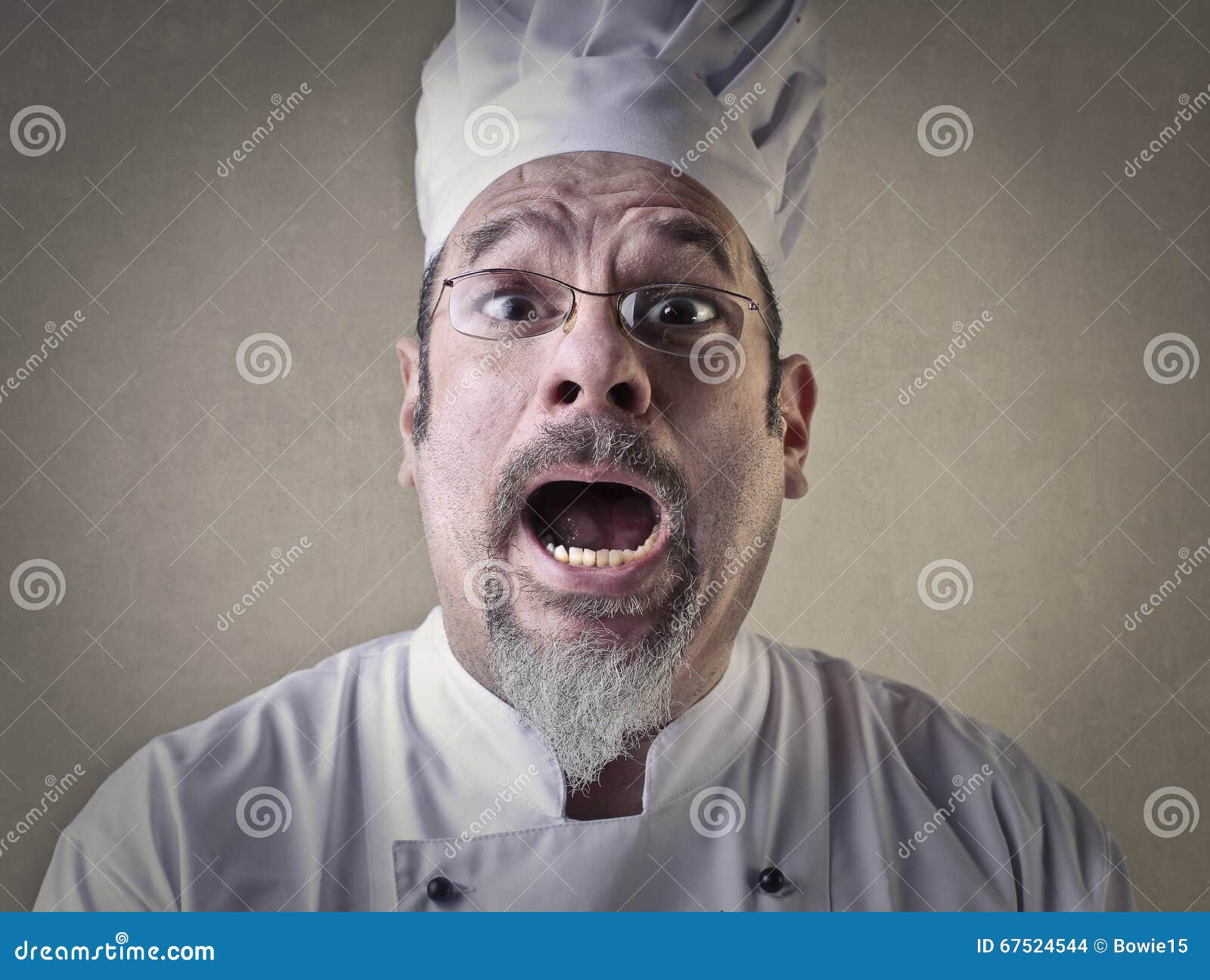 Surprised chef stock photo. Image of surprise, wonder - 67524544