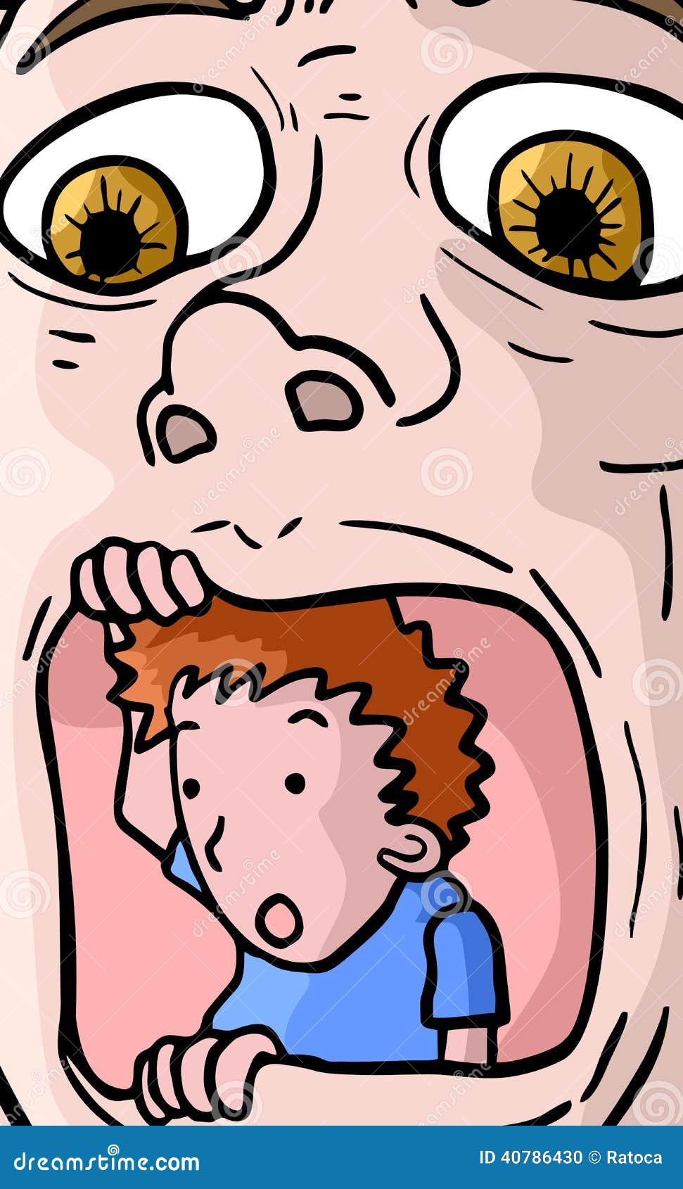 Surprised child stock vector. Illustration of baby, puppet - 40786430