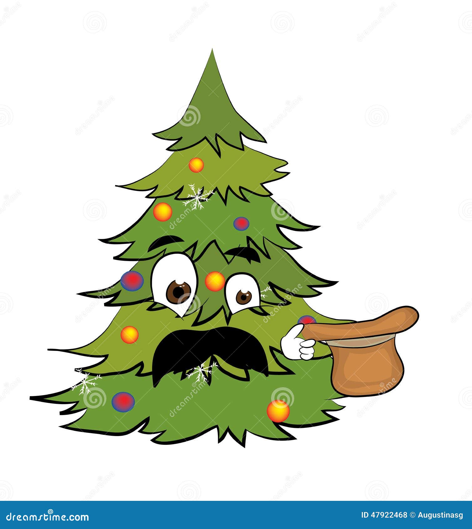 Surprised Tree Stump Mascot Cartoon | CartoonDealer.com #120471707