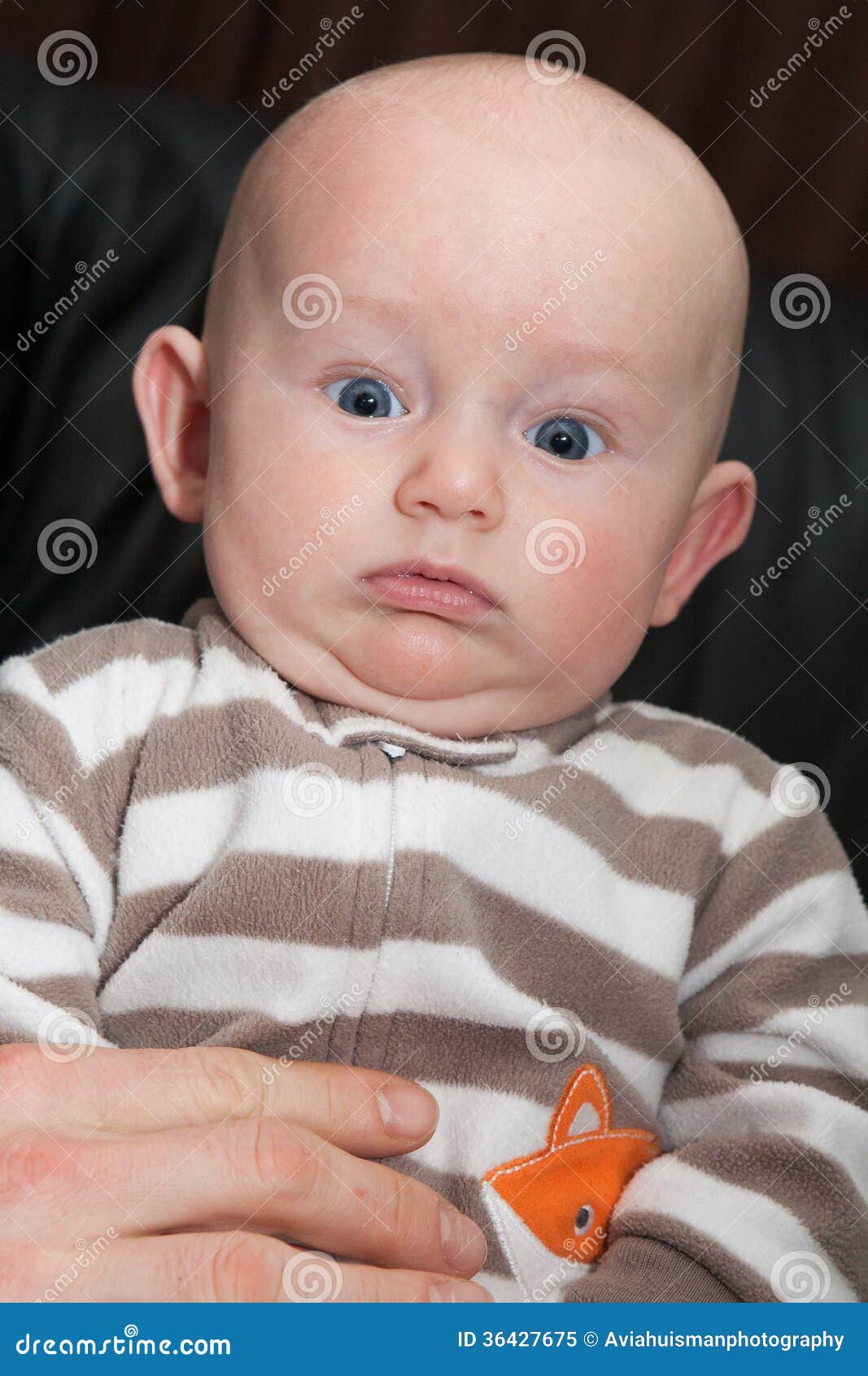 Surprised Chubby Baby stock image. Image of clean, blond - 36427675