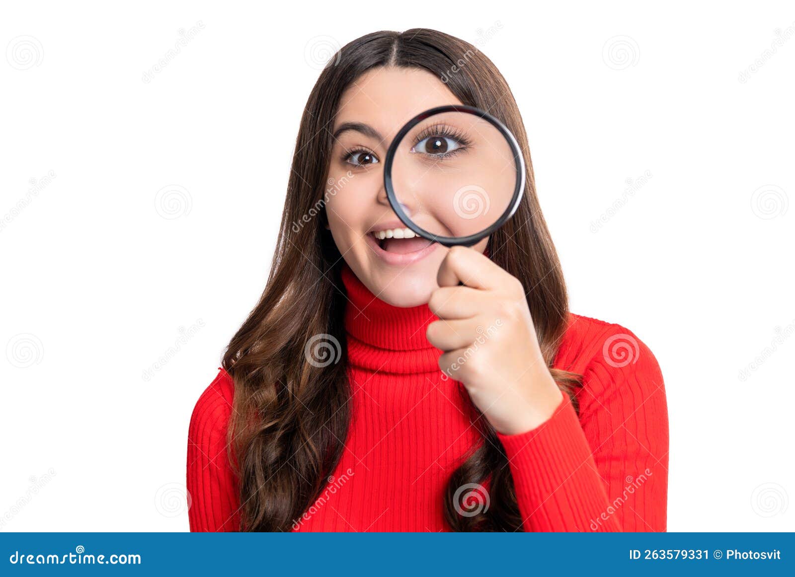 Surprised Curious Teen Girl In Studio. Curious Teen Girl With ... Surprised Curious Teen Girl In Studio. Curious Teen Girl With ...
