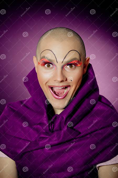 Surprised Drag Queen Portrait Stock Photo - Image of people, drag: 28701824