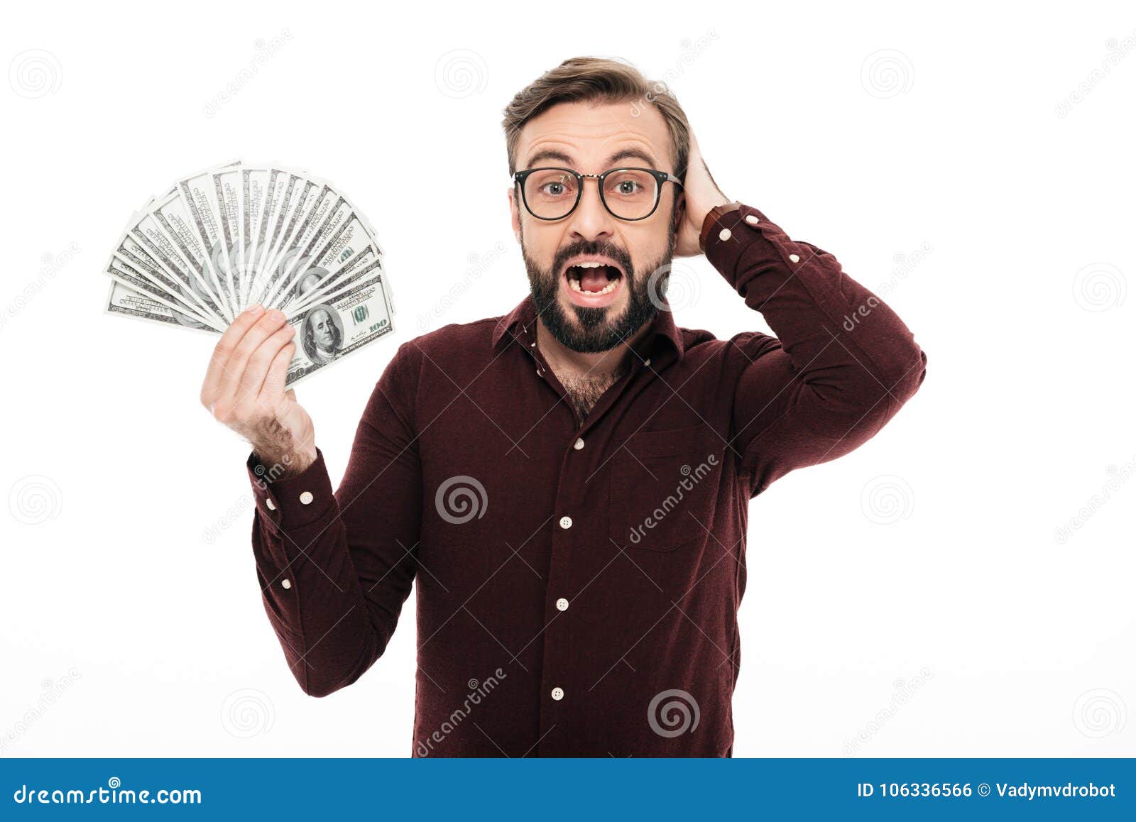Surprised Excited Young Man Standing Isolated Stock Photo - Image of ... Surprised Excited Young Man Standing Isolated Stock Photo - Image of ...