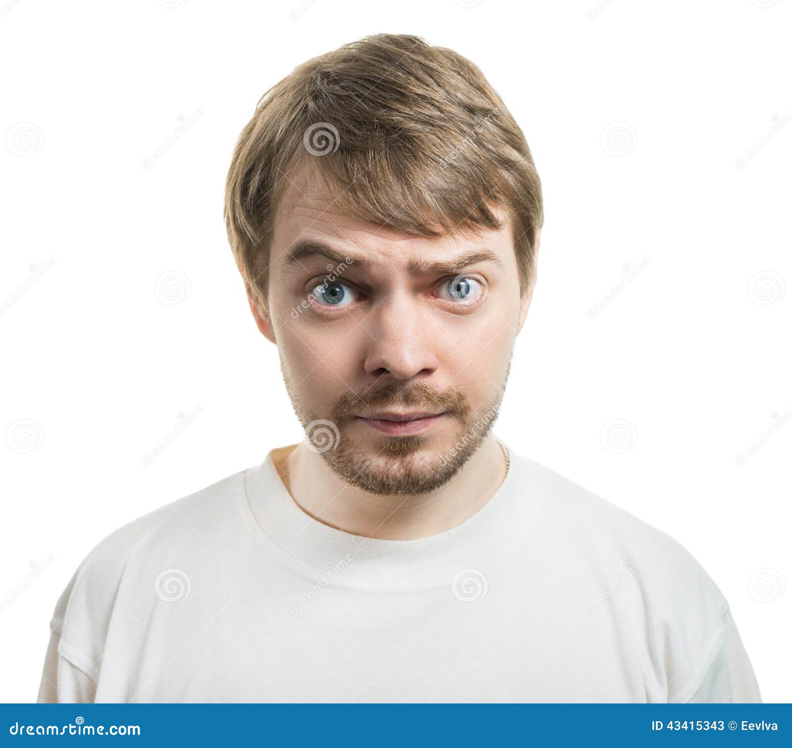 Surprised face. stock image. Image of isolated, caucasian - 43415343