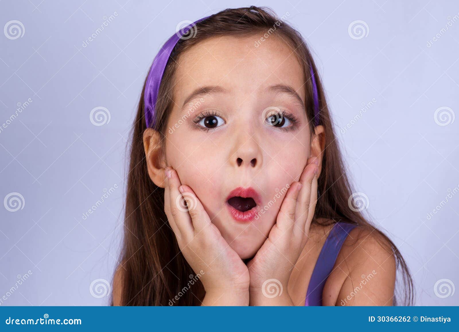 Surprised girl stock photo. Image of little, makeup, daughter - 30366262