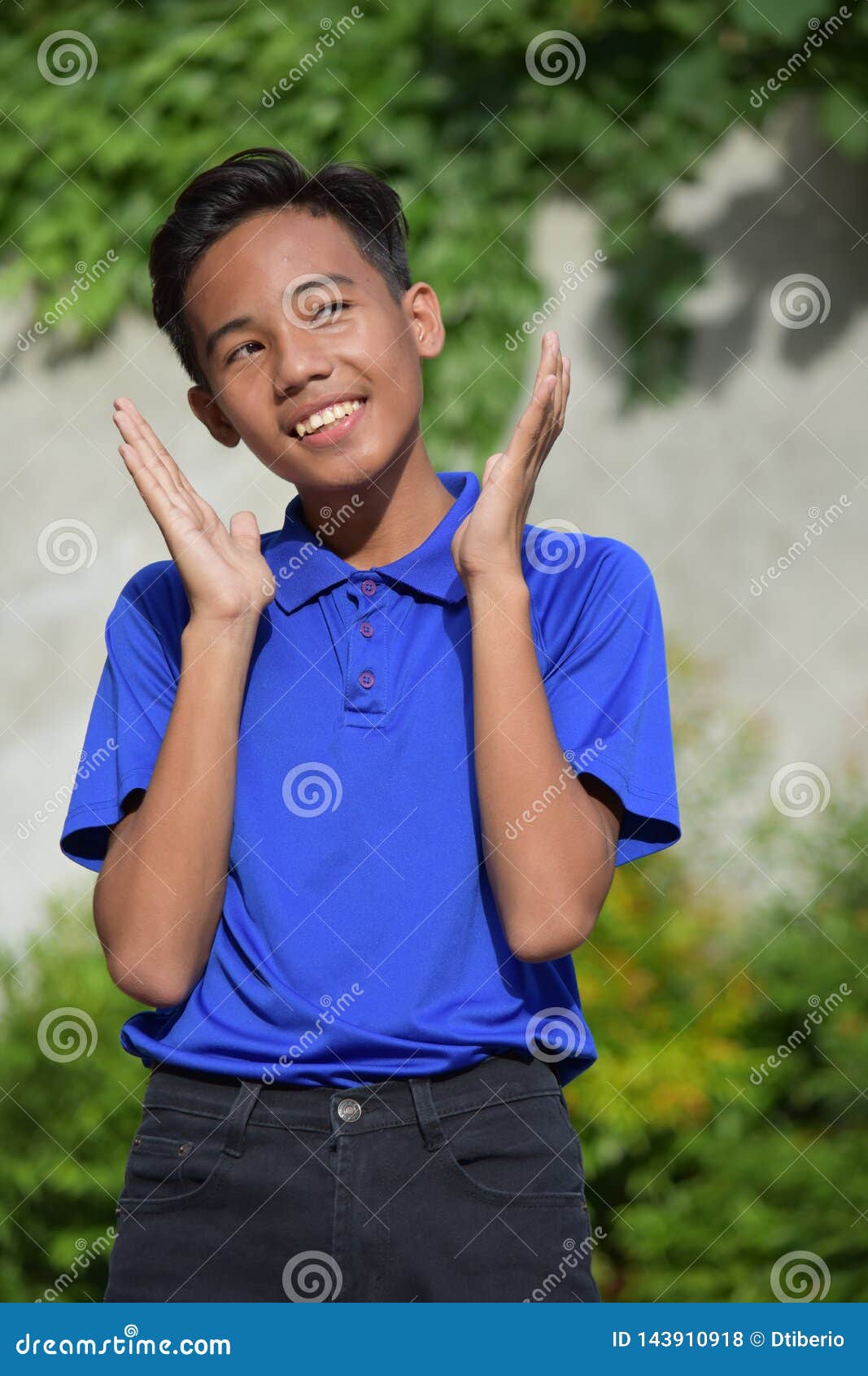 Surprised Good Looking Filipino Juvenile Stock Photo - Image of ...