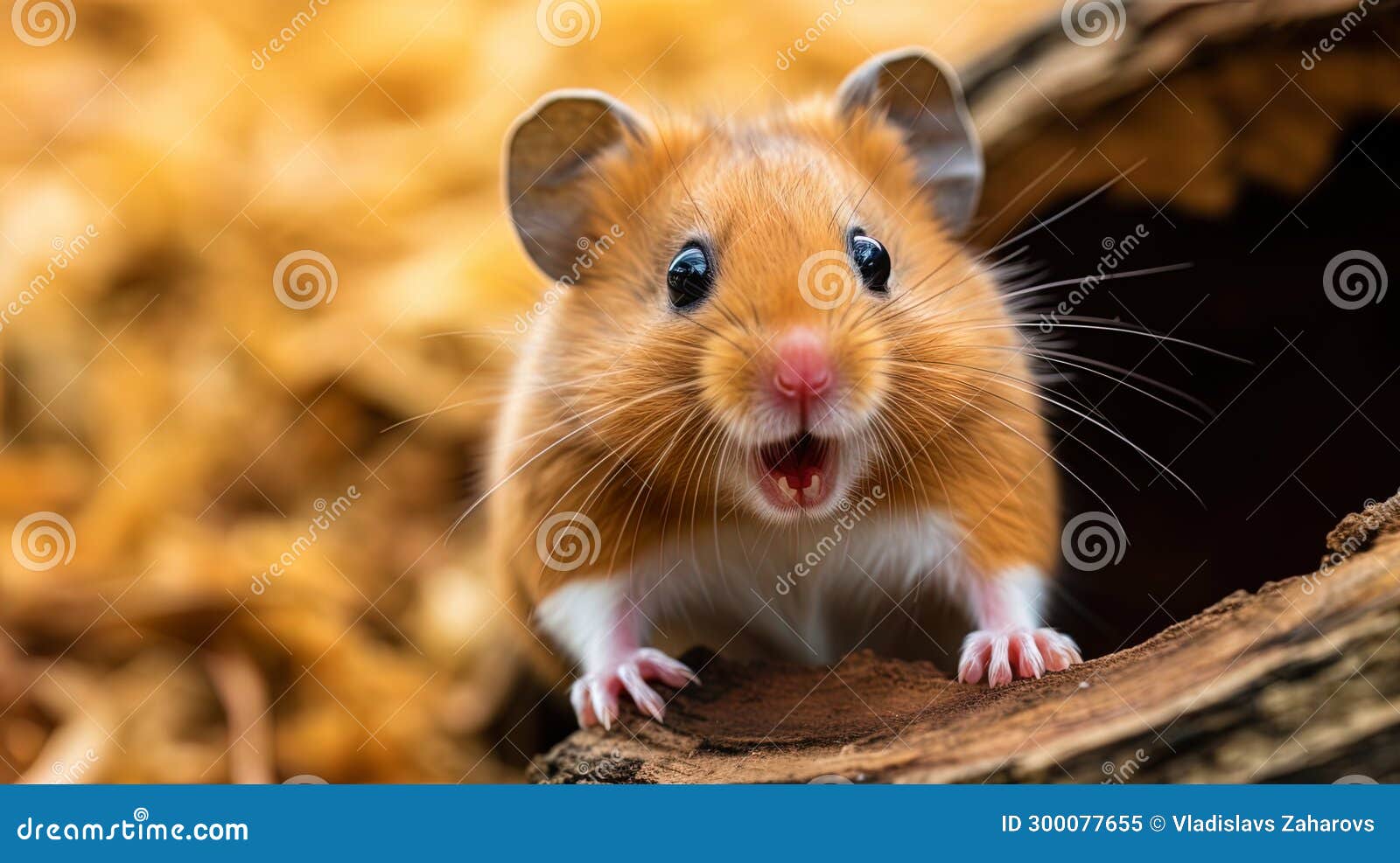 A Surprised Hamster, Looking Directly into the Camera Stock ...