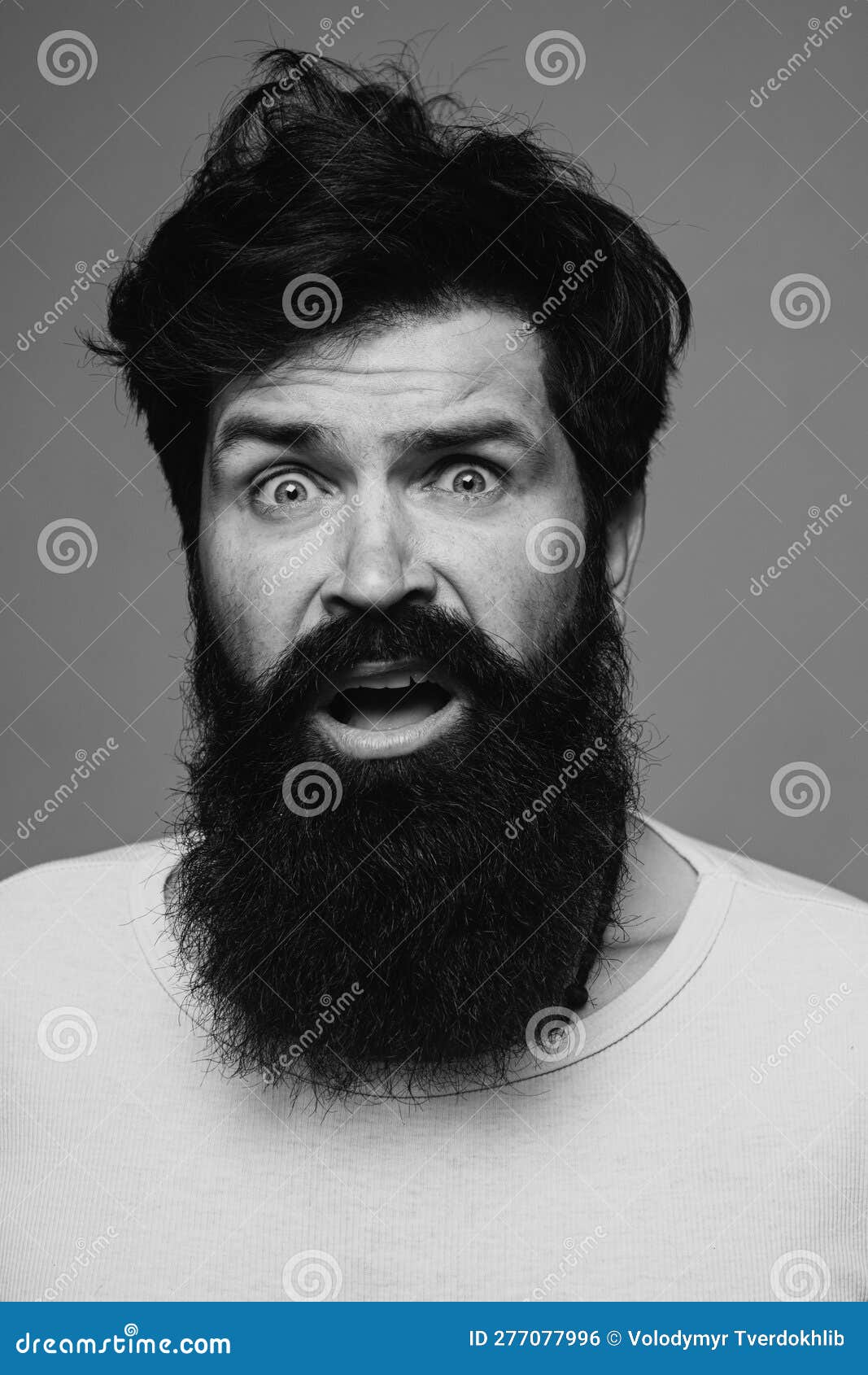 Surprised Handsome Man Shocked Male Model With Surprise Expression