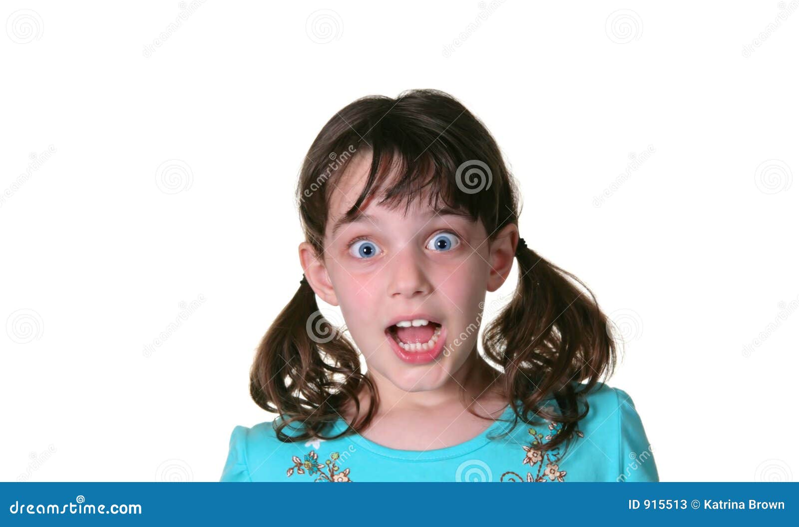 Surprised Happy Little Girl Picture. Image: 915513