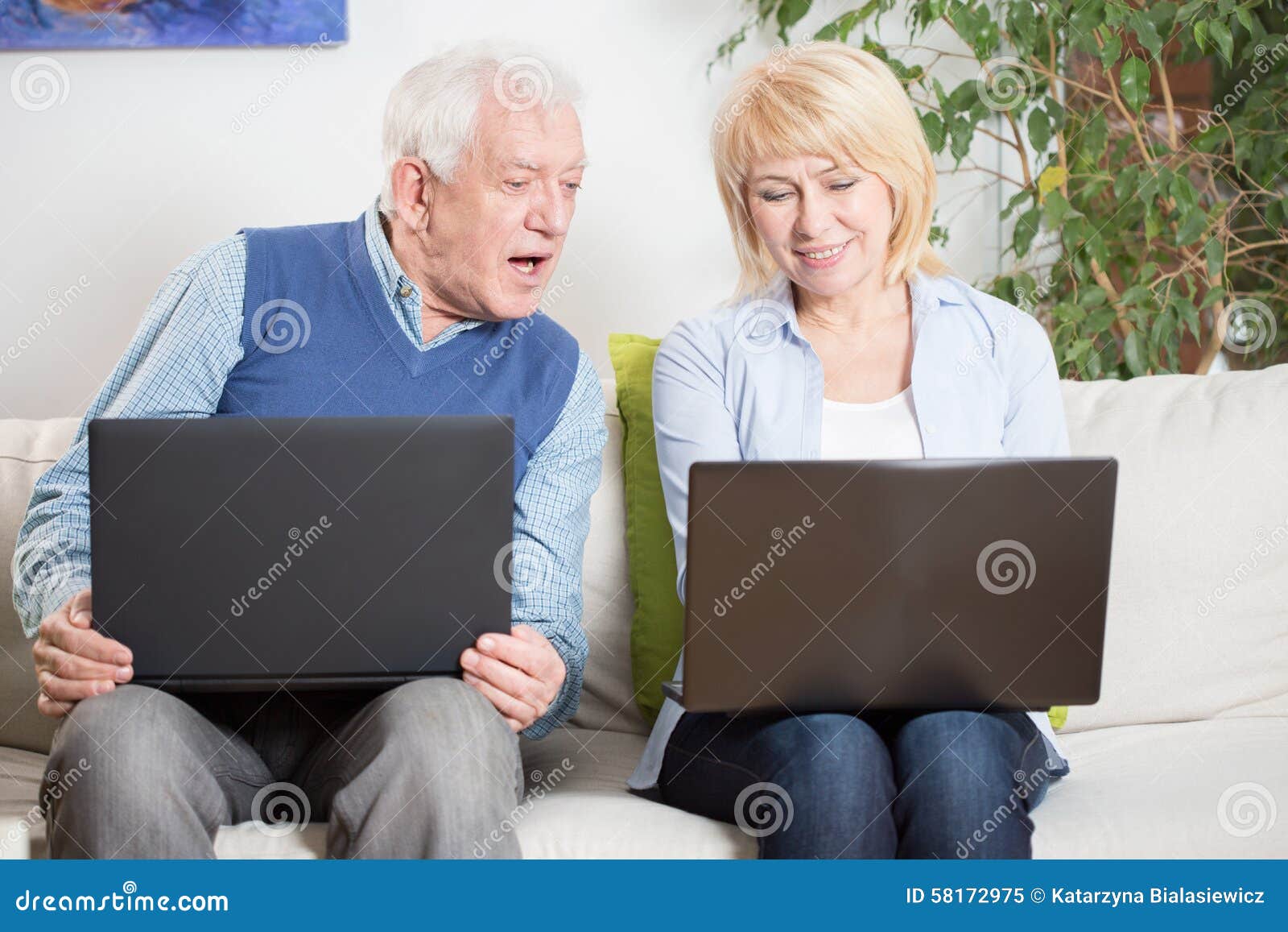 Surprised husband stock image. Image of company, businesswoman - 58172975