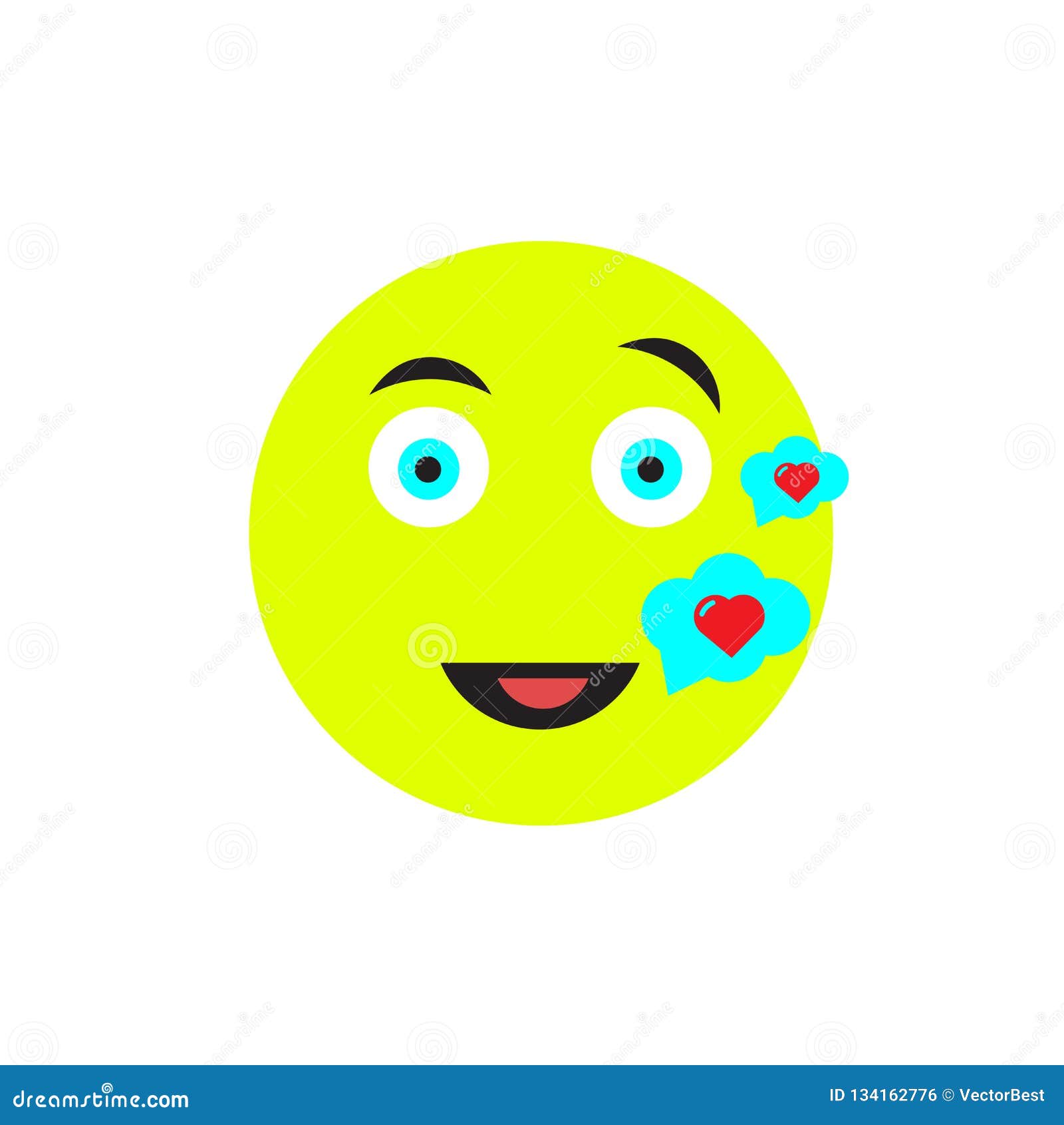 Surprised Icon Vector Sign and Symbol Isolated on White Background ...