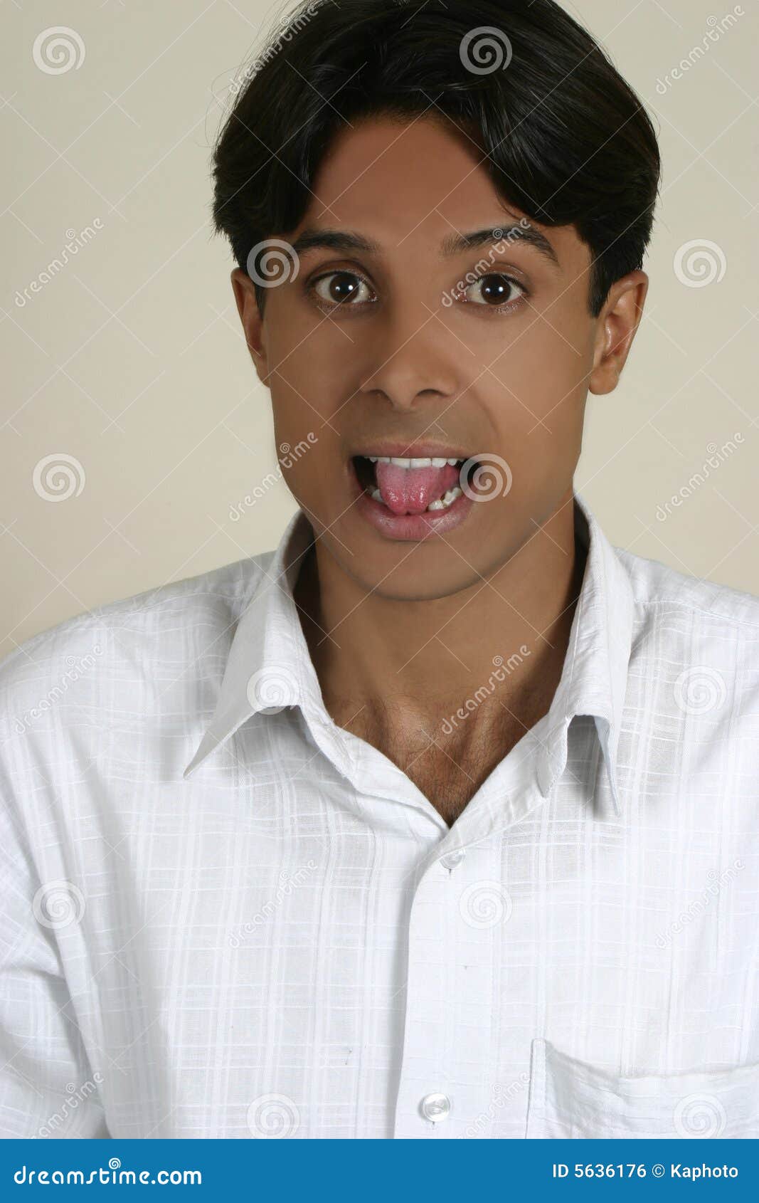 Surprised indian stock photo. Image of tongue, faces, hair - 5636176