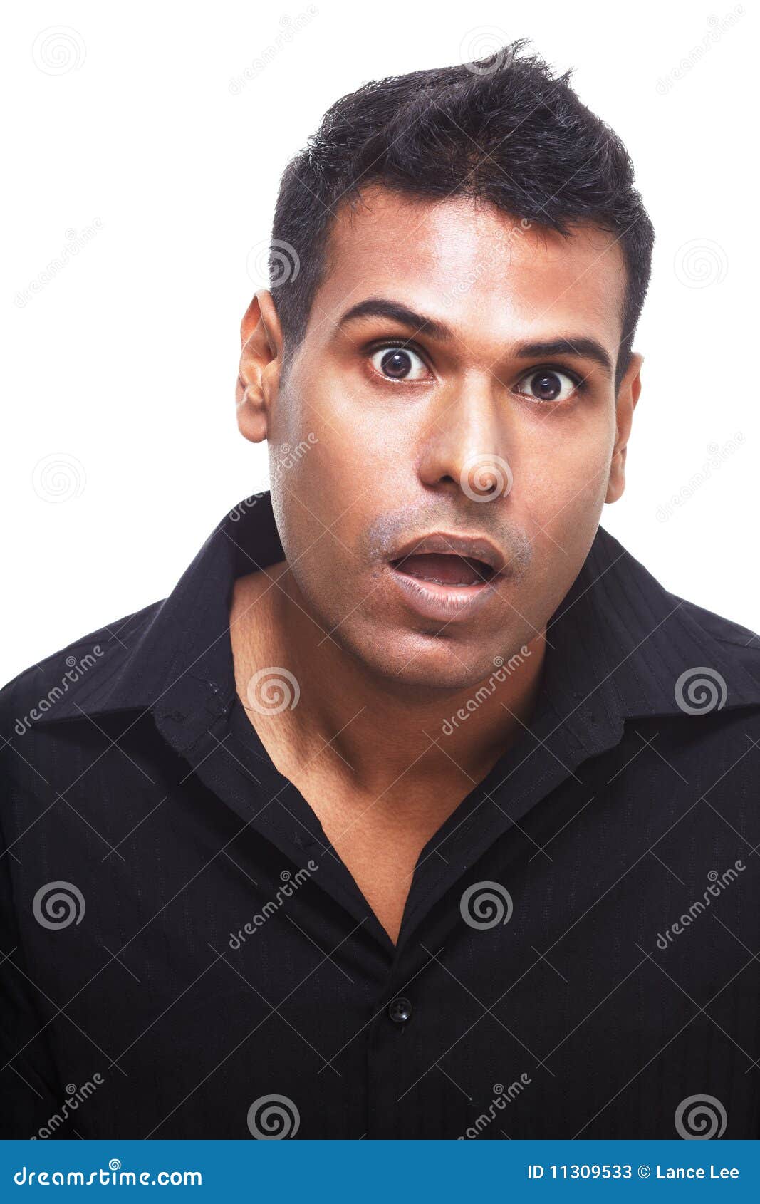 Surprised Indian man stock image. Image of indian, asian - 11309533