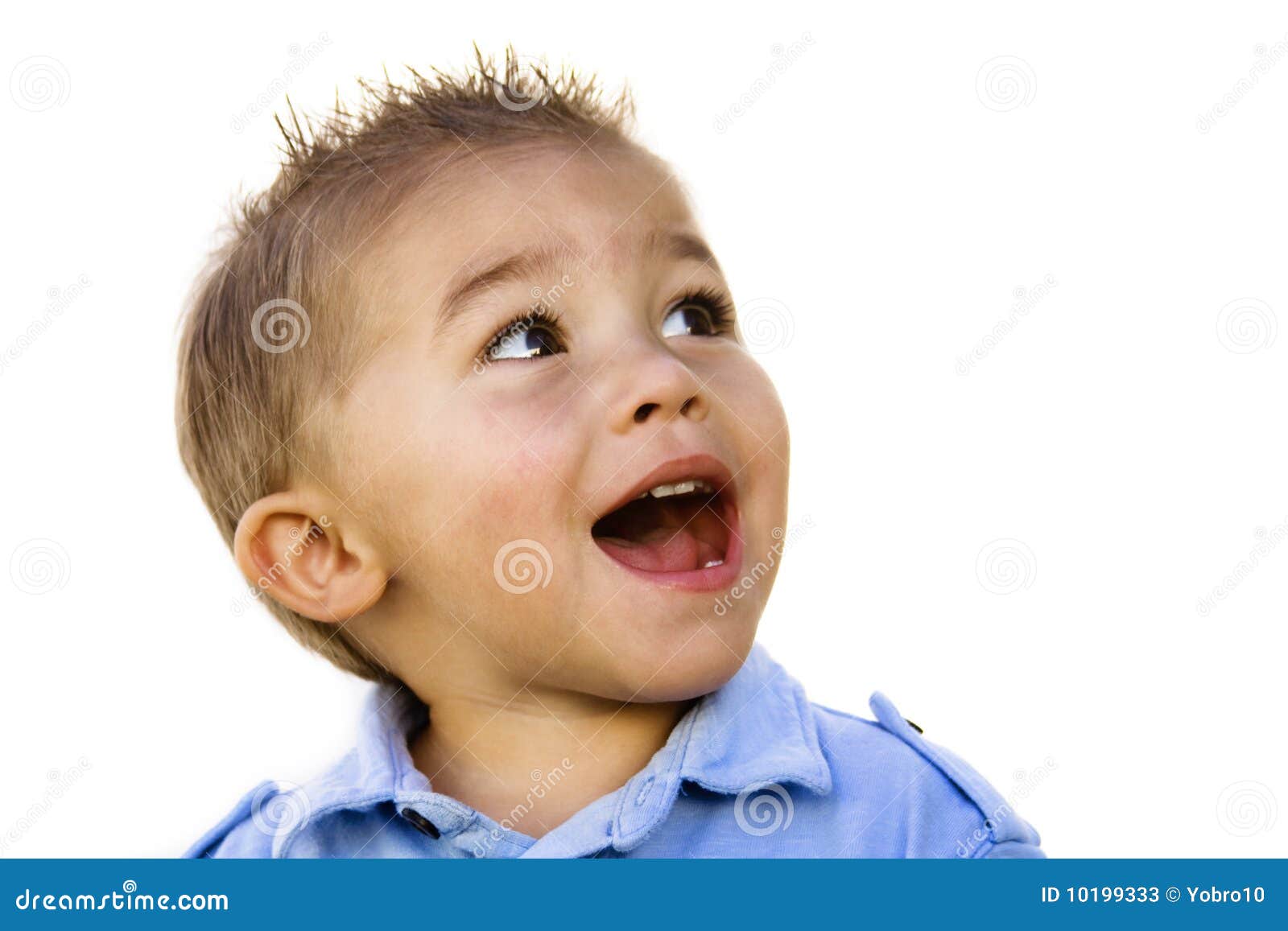 Surprised Little Boy (Hispanic) Stock Image - Image of happiness, high ...