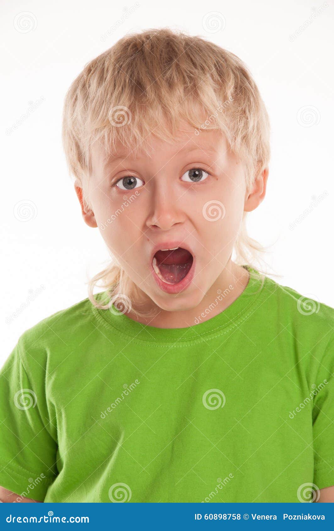 Surprised little boy stock photo. Image of people, blond - 60898758