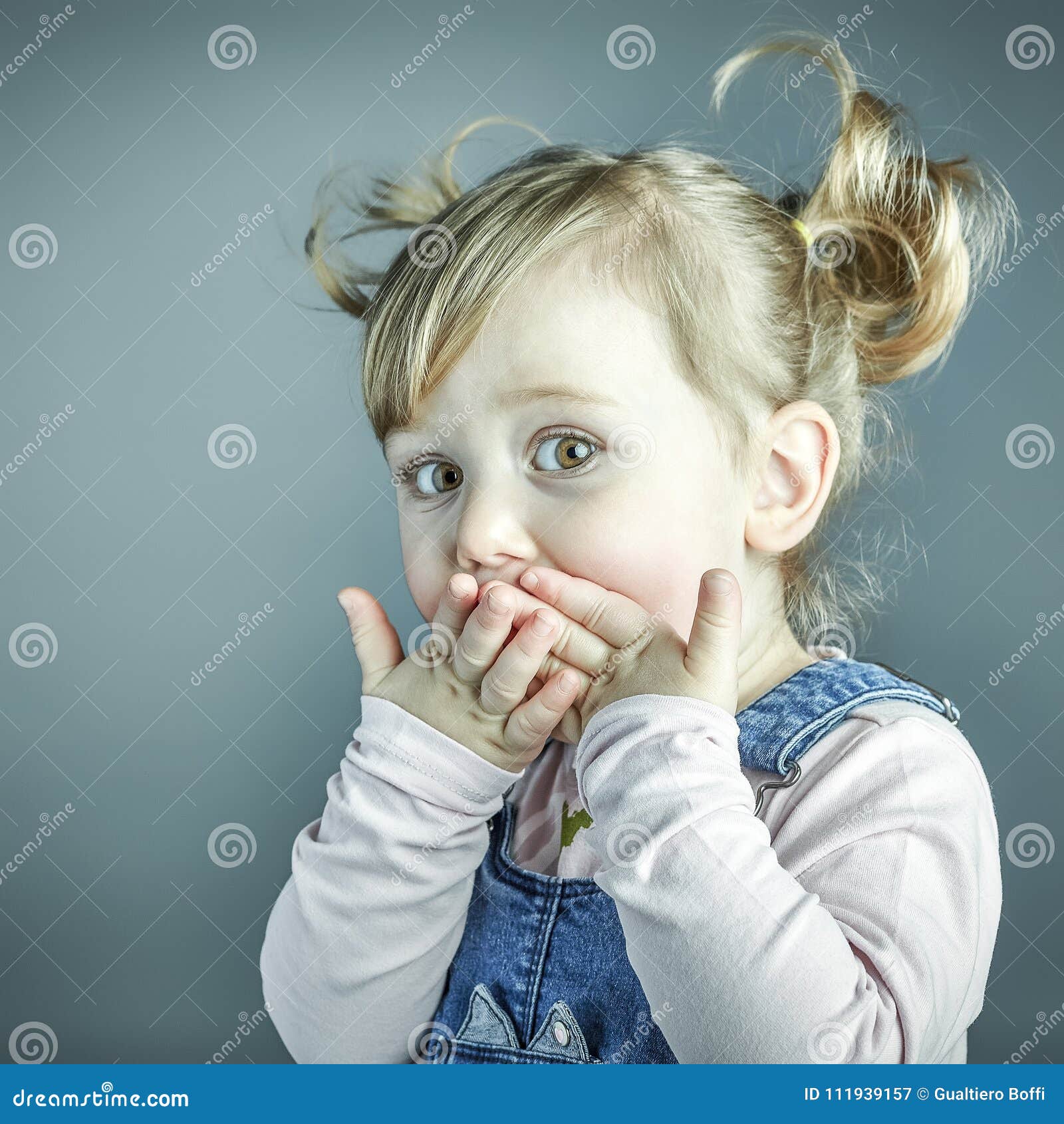 Portrait of Surprised Child Stock Image - Image of cute, expression ...