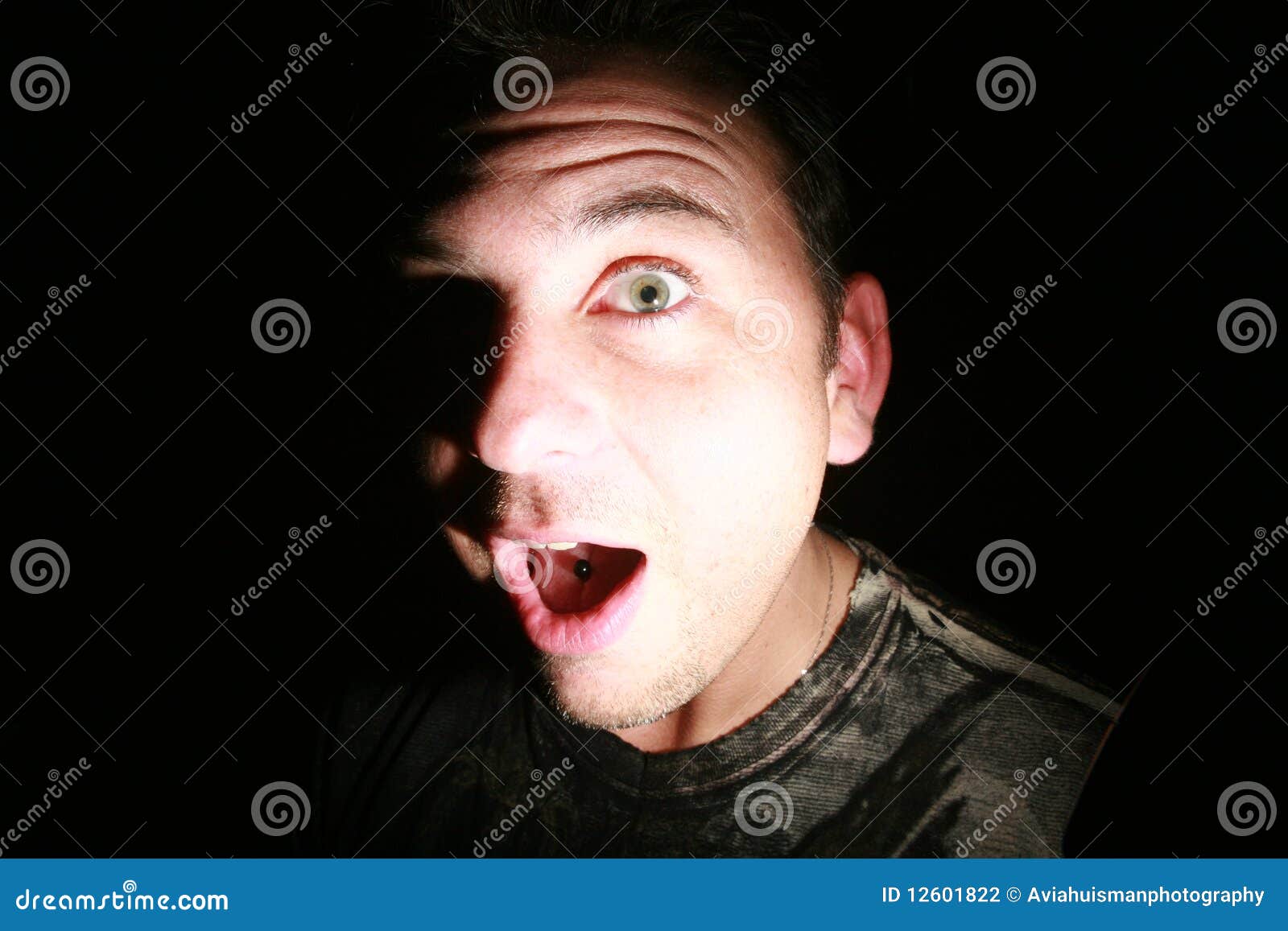 Surprised Man stock photo. Image of american, curious - 12601822
