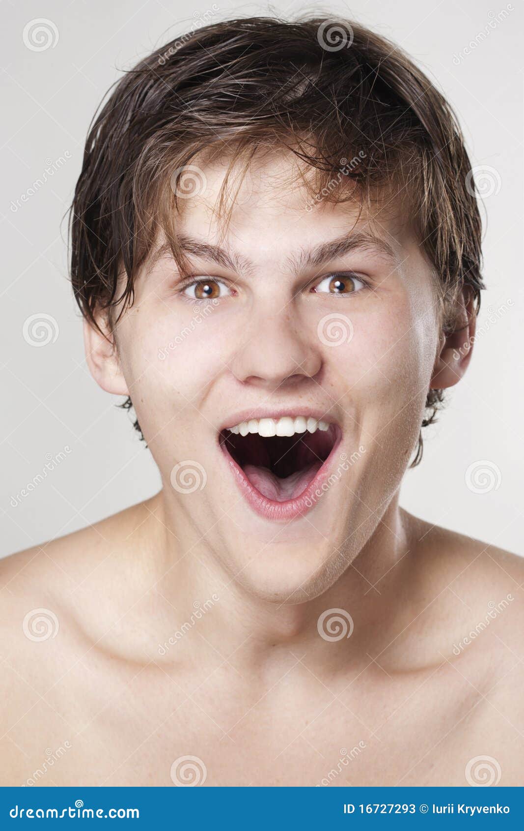 Surprised man stock image. Image of human, expression - 16727293