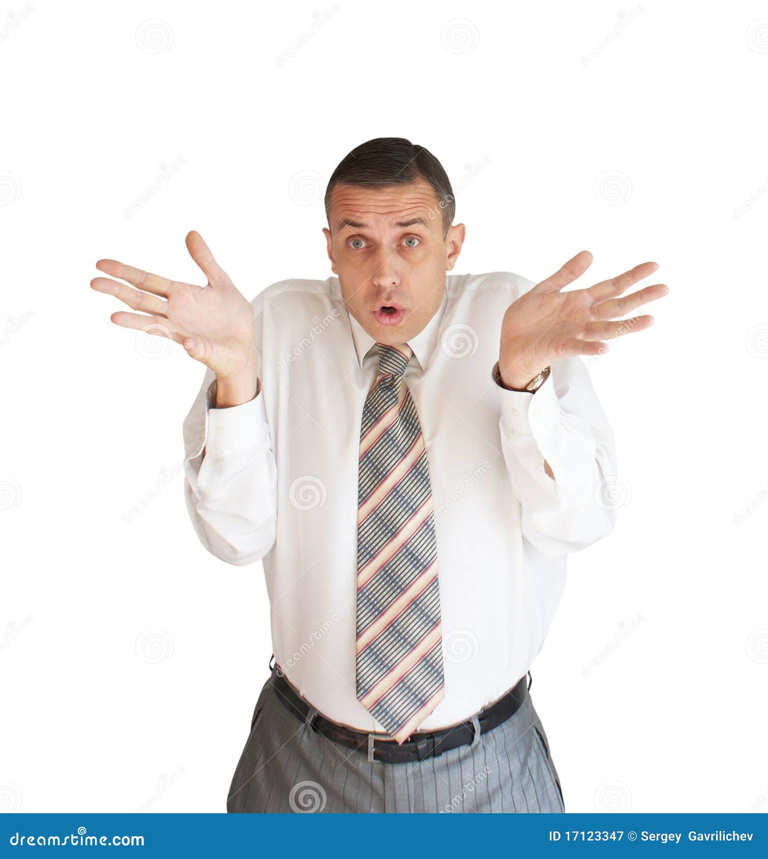 The surprised man stock image. Image of depression, stress - 17123347