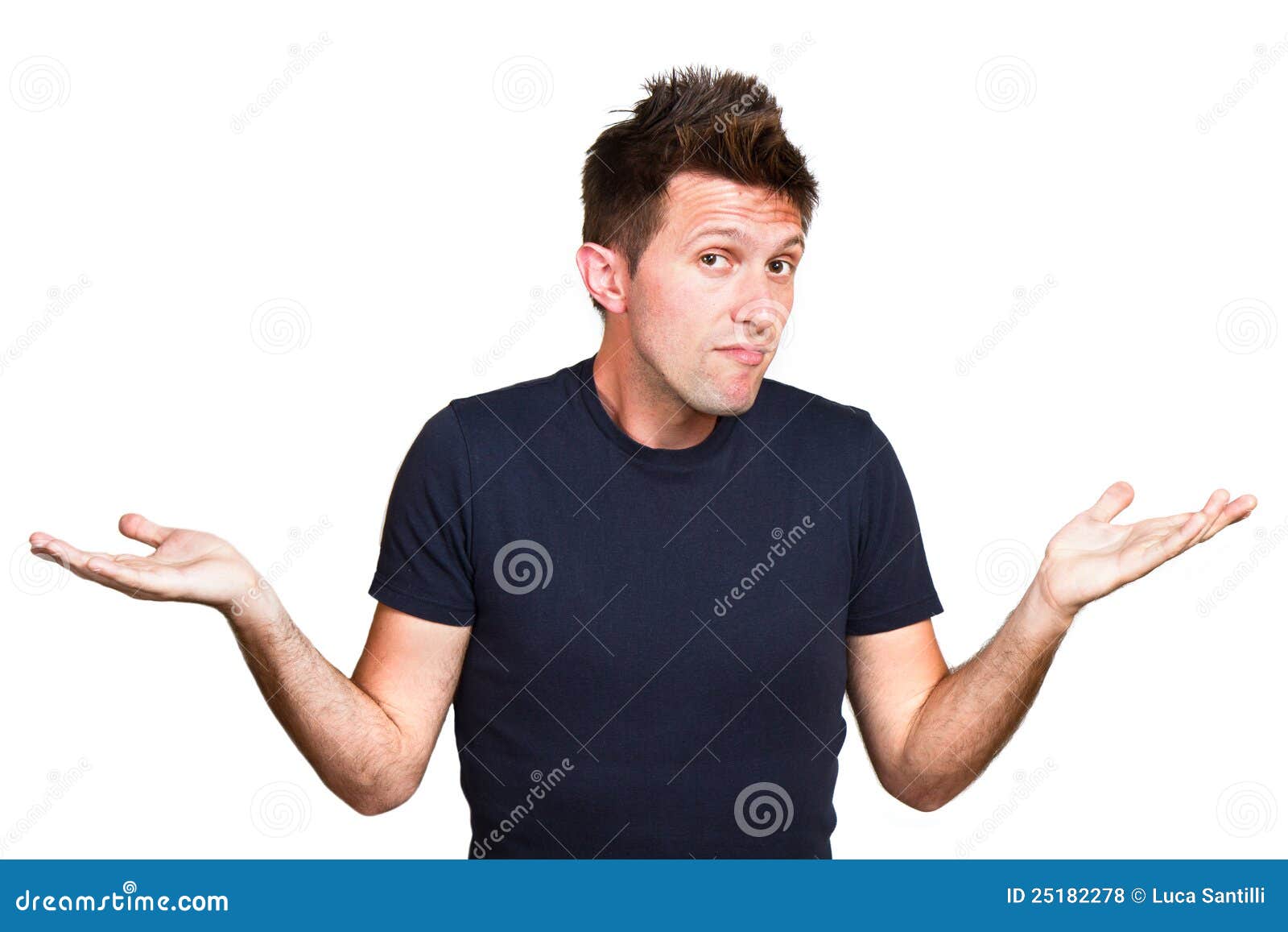 Surprised man stock photo. Image of human, male, happy - 25182278