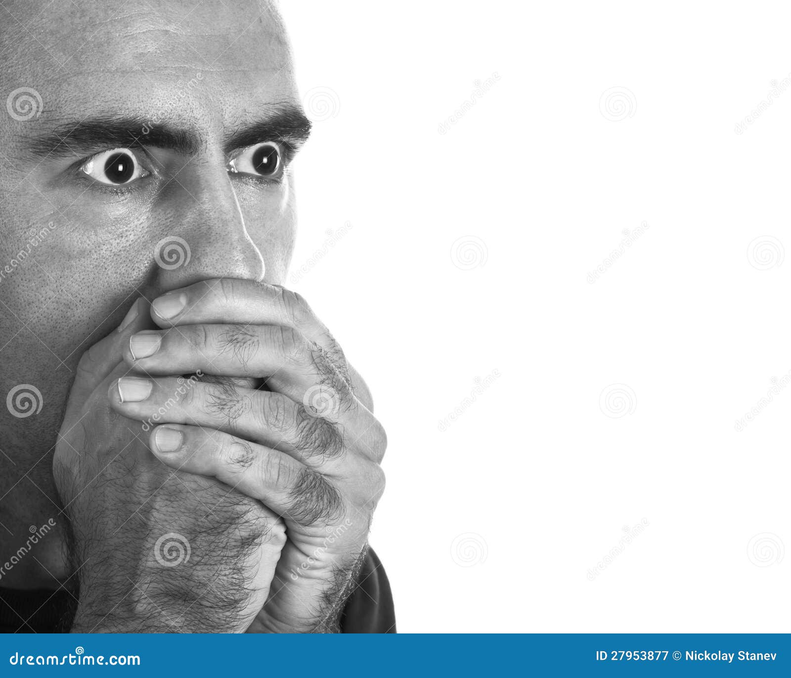 Surprised Man stock image. Image of expressive, emotional - 27953877