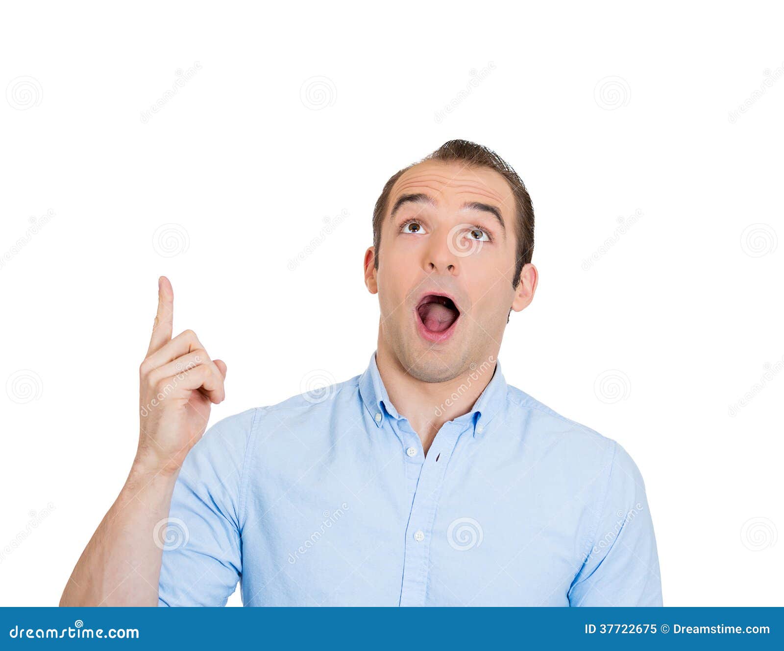 Surprised man stock image. Image of imagination, customer - 37722675