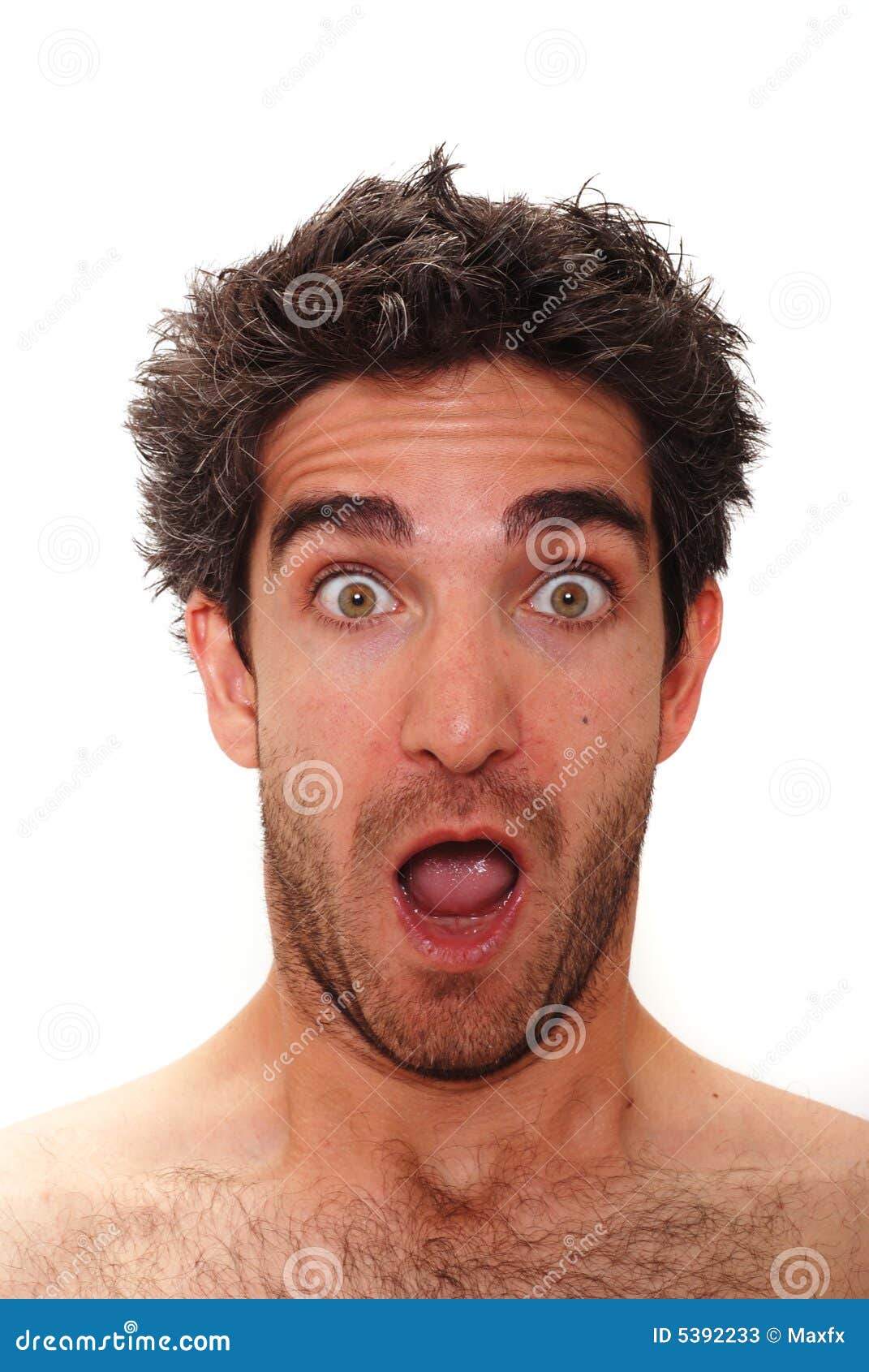 Surprised man stock image. Image of expression, surprised - 5392233