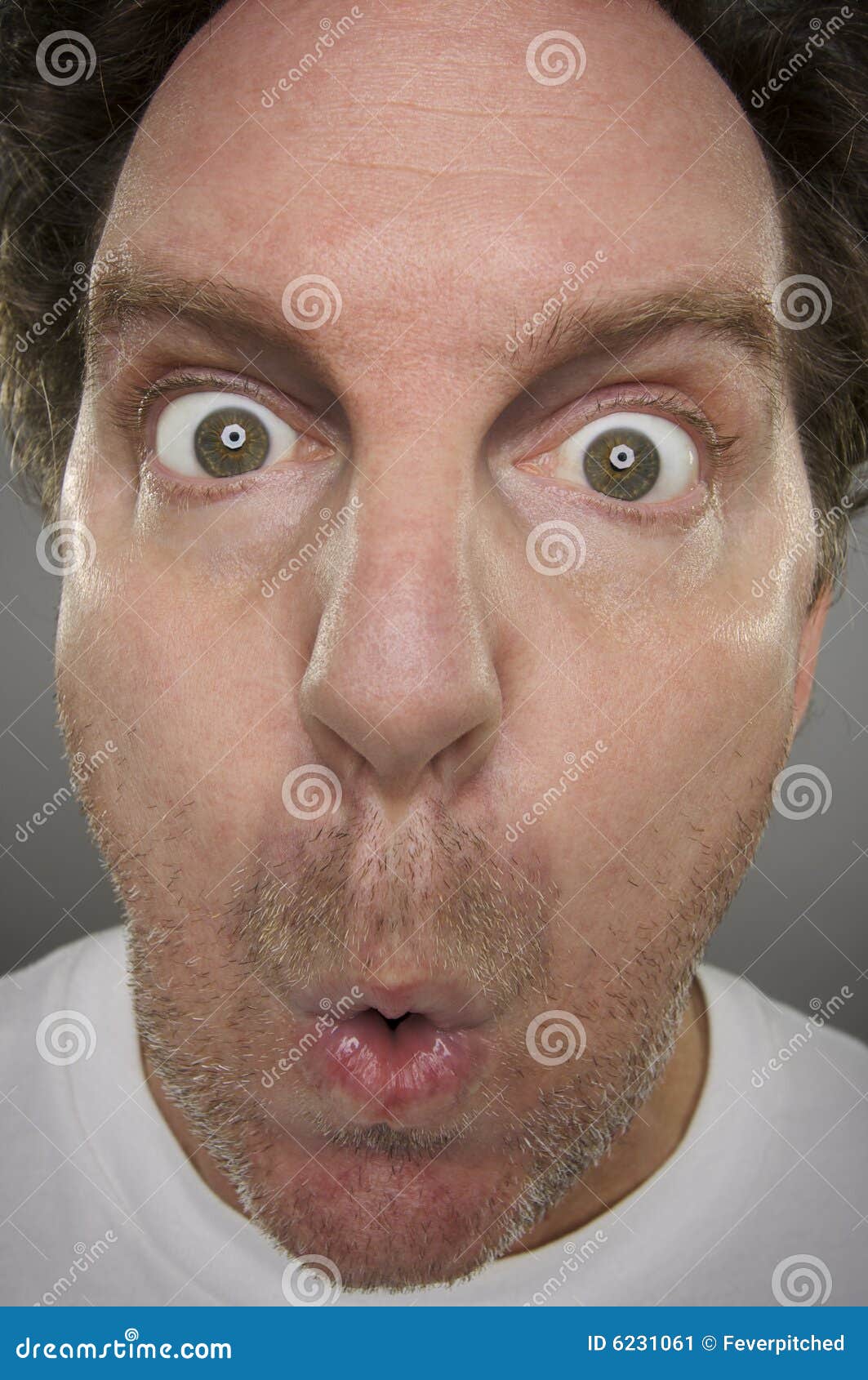 Surprised Man stock image. Image of enthusiastic, mugshot - 6231061