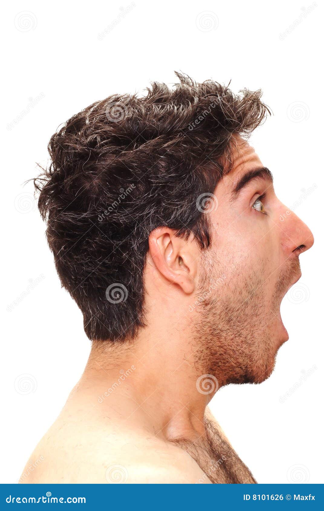 Surprised man stock photo. Image of feelings, emotion - 8101626