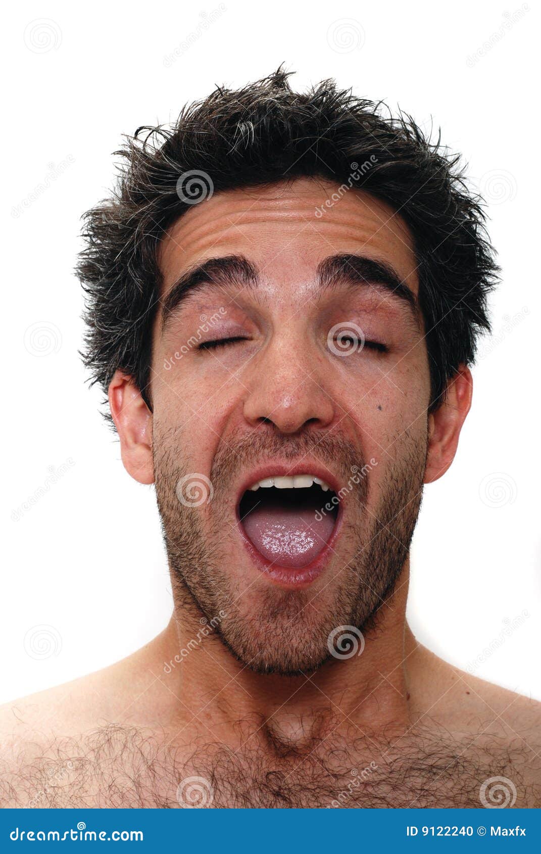 Surprised man stock photo. Image of facial, male, surprised - 9122240