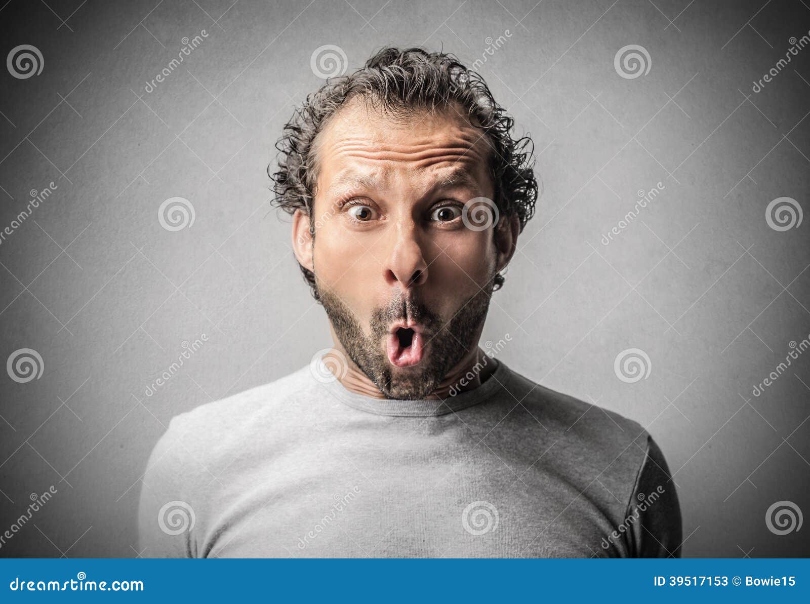 Surprised man stock image. Image of daze, wonder, caucasian - 39517153