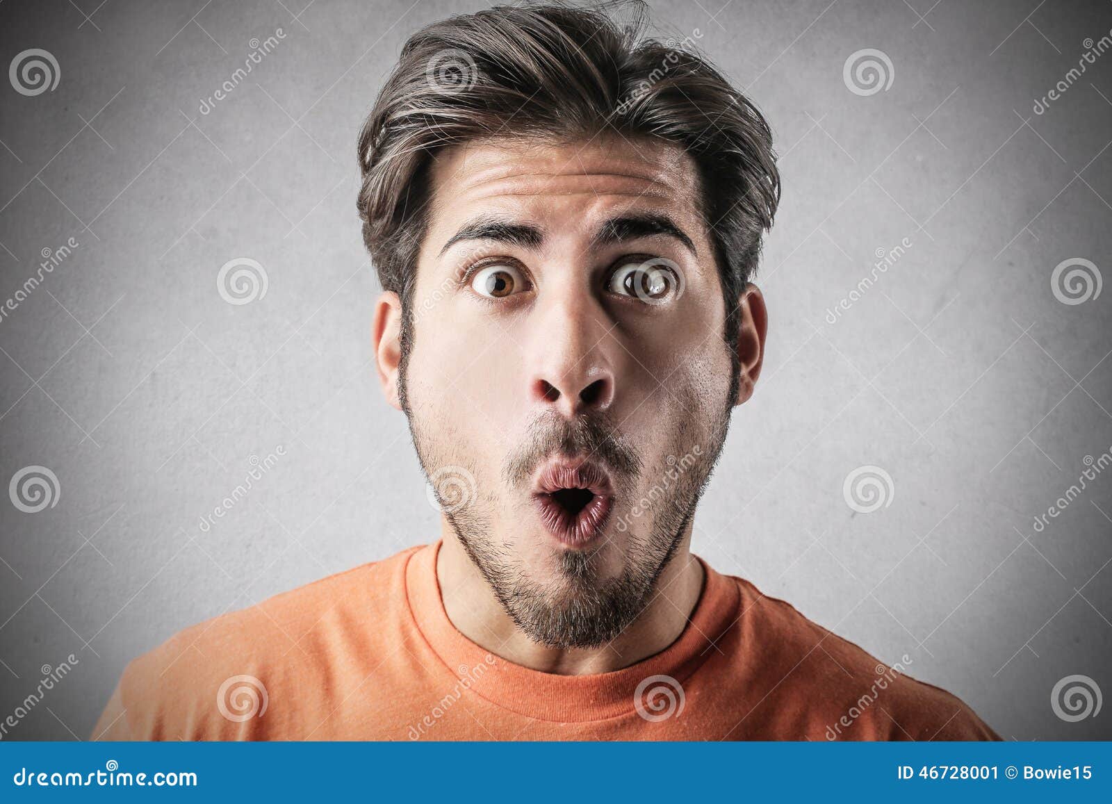Surprised man stock image. Image of caucasian, looks - 46728001