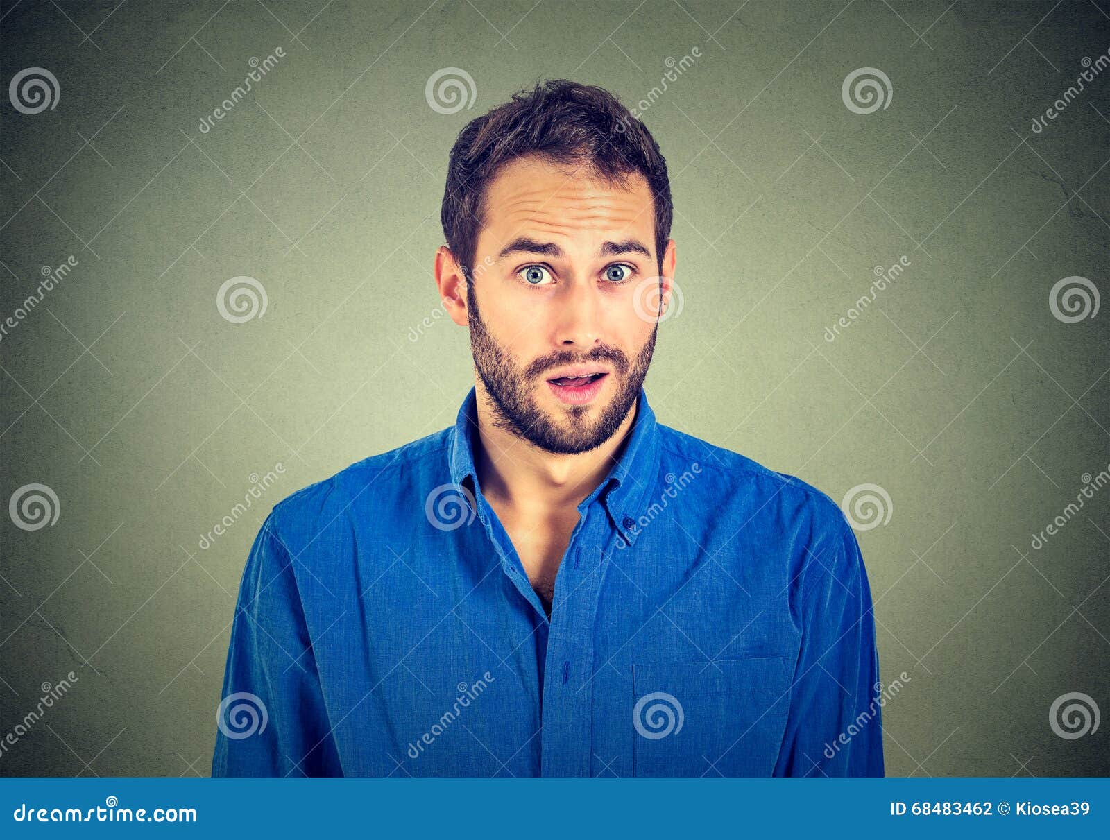 Surprised man stock photo. Image of unexpected, human - 68483462