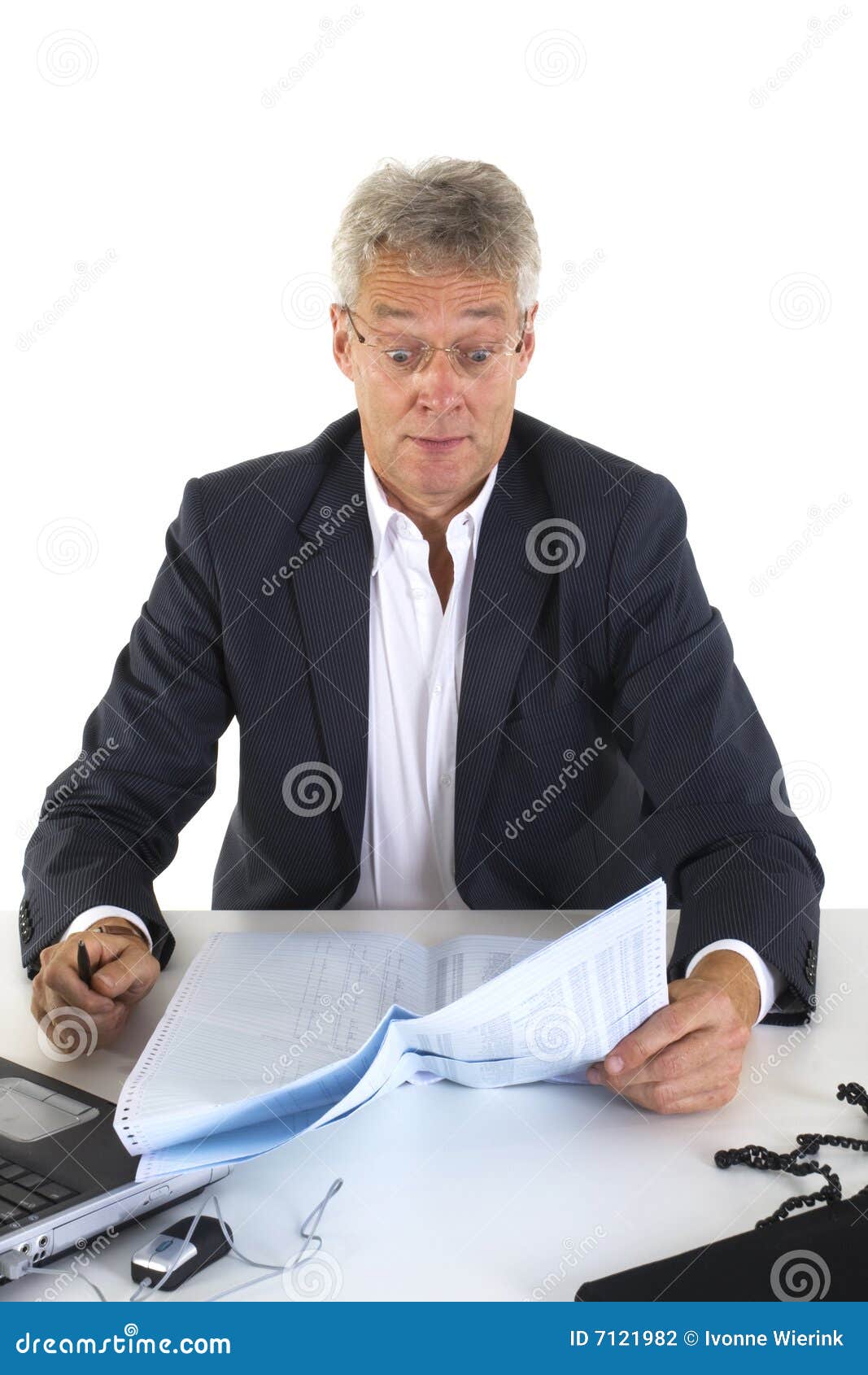 Surprised manager stock photo. Image of printed, leading - 7121982