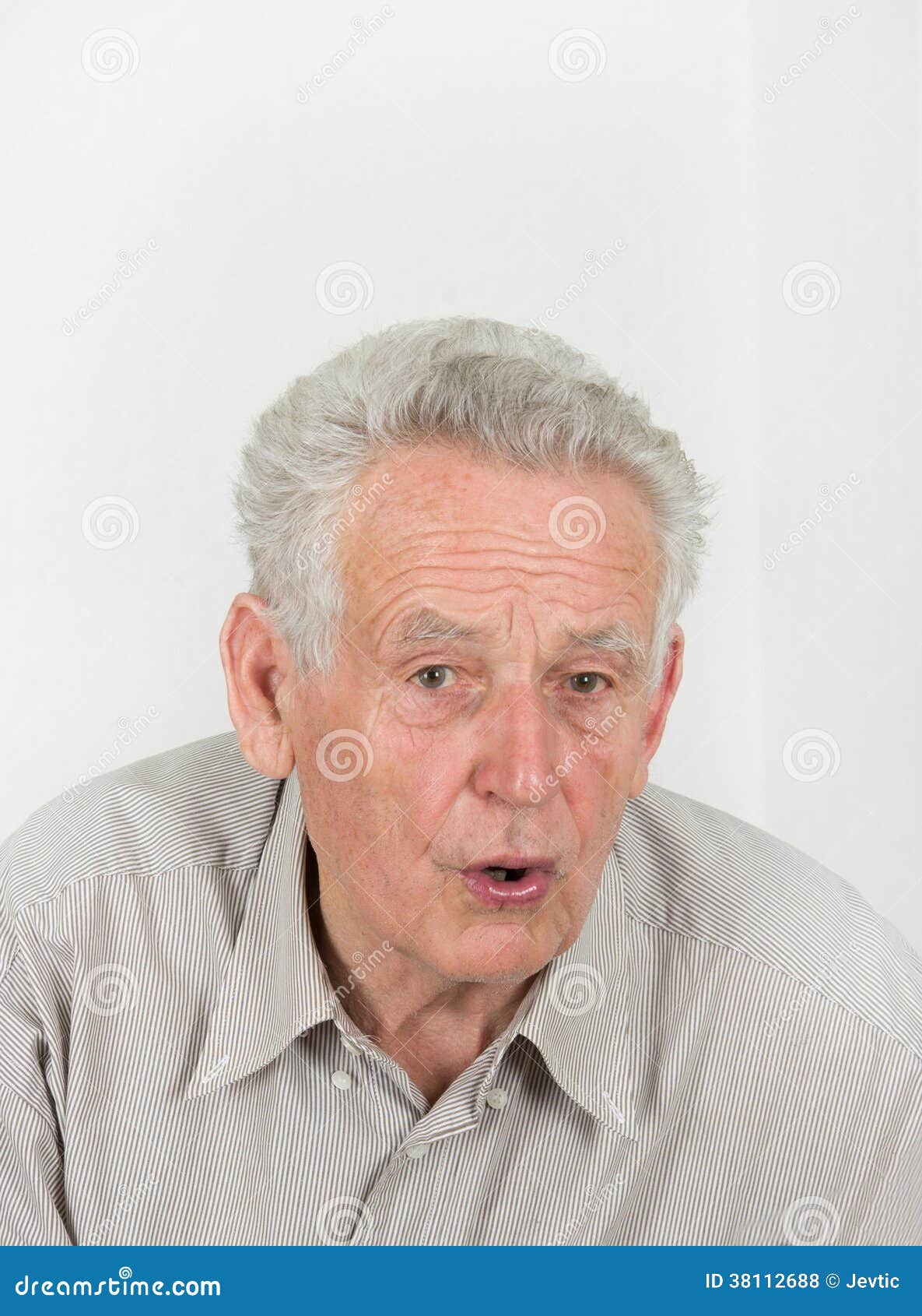 Surprised old man stock photo. Image of elderly, mouth - 38112688