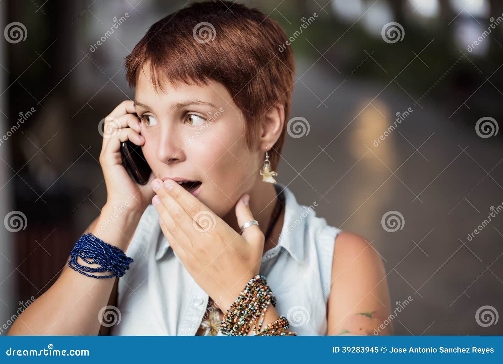 Surprised on the phone stock image. Image of connectivity - 39283945