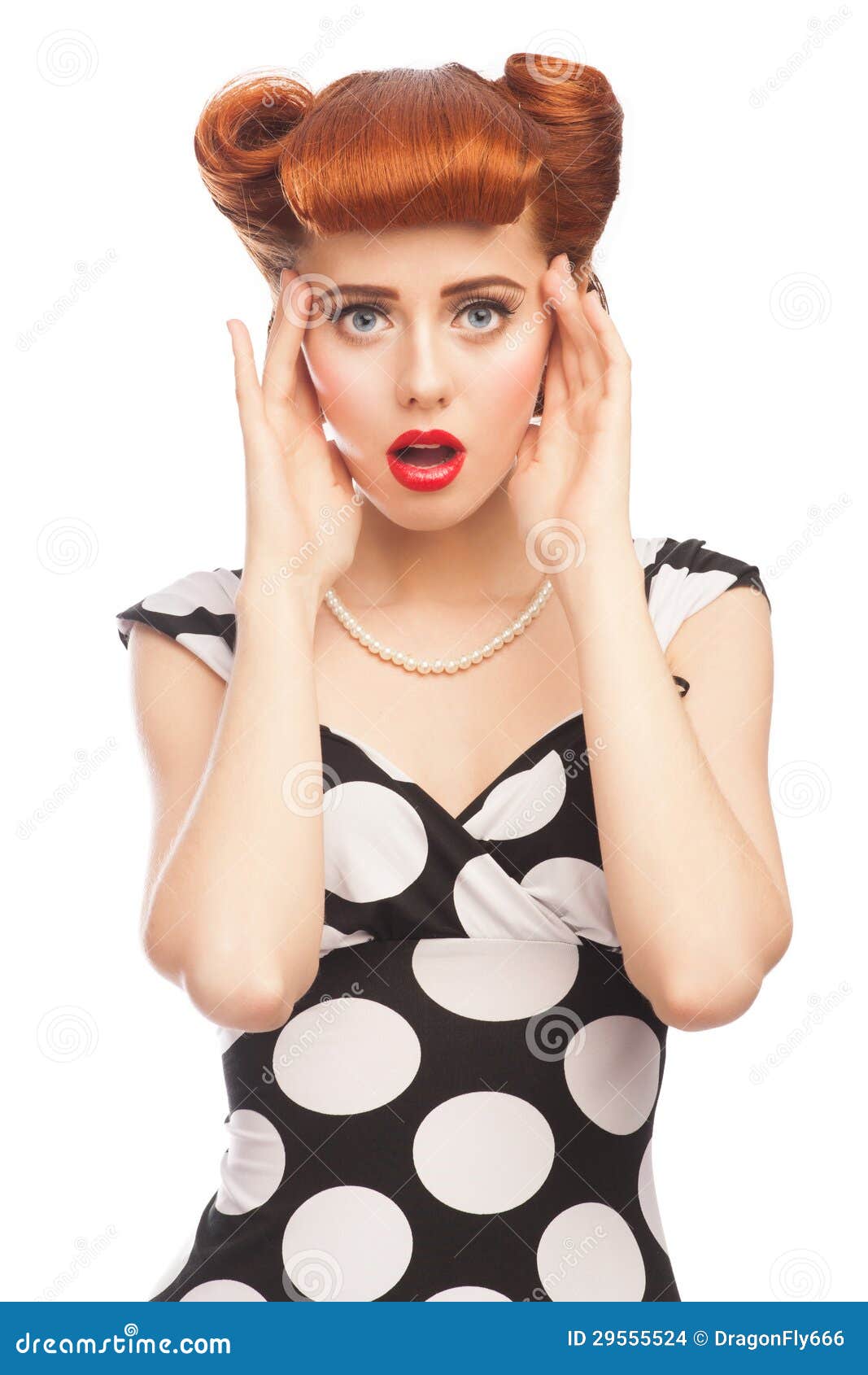 Surprised pin-up girl stock photo. Image of female, glamour - 29555524 Surprised pin-up girl stock photo. Image of female, glamour - 29555524