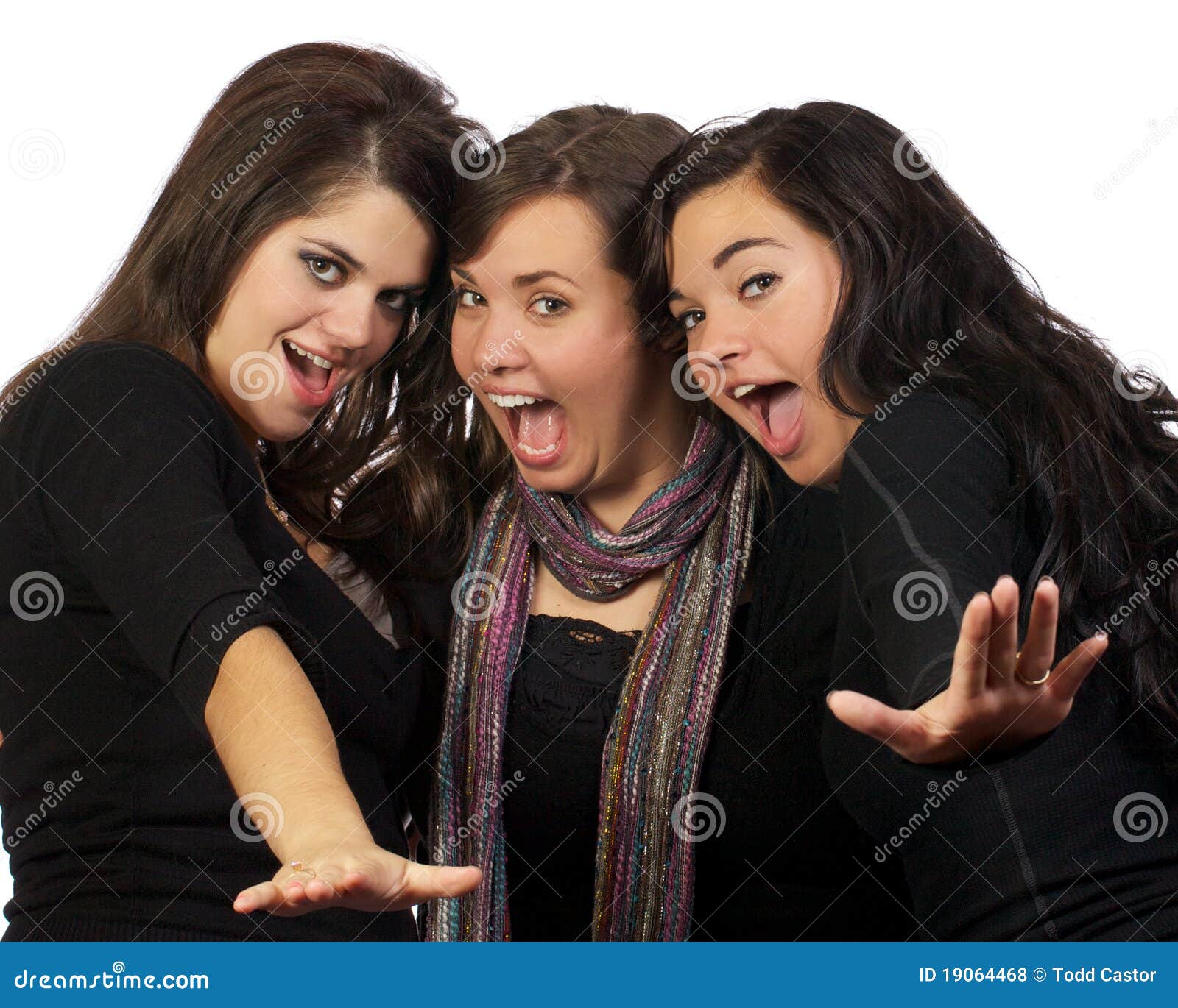 Surprised and Playful stock photo. Image of hands, friend - 19064468