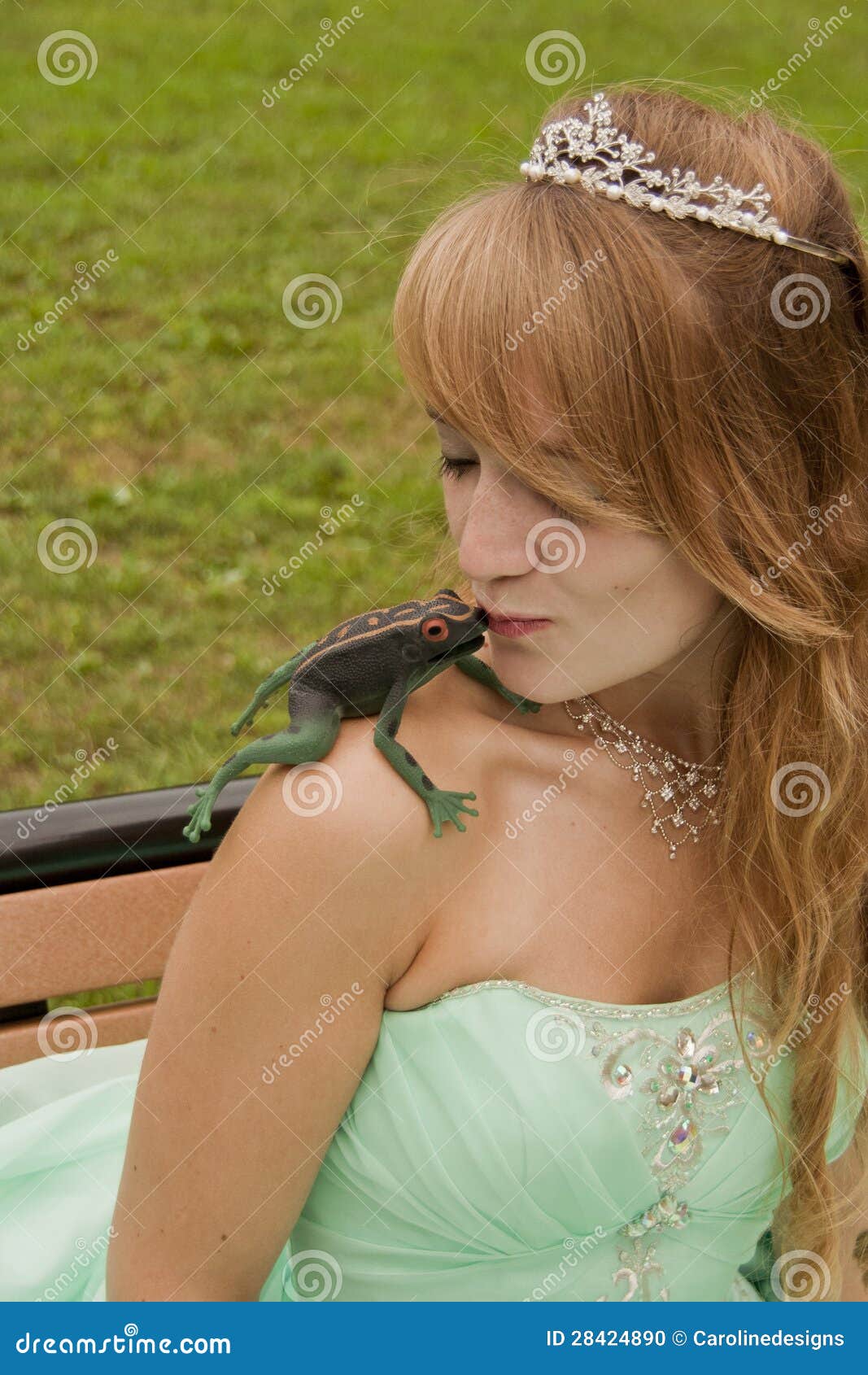 Surprised Princess and the Frog Stock Photo - Image of blond, cover ...