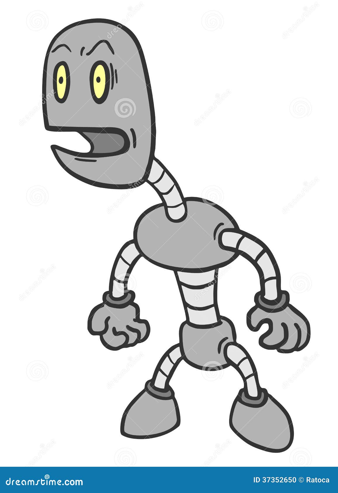 Surprised Robot Face Background Stock Image | CartoonDealer.com #72187627