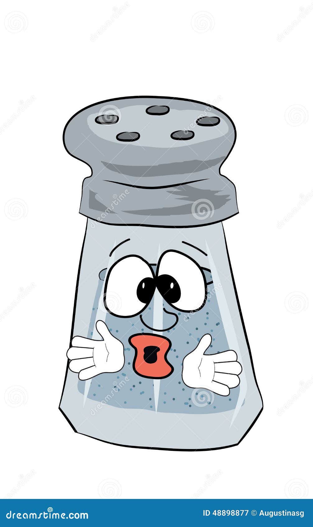 Surprised Salt Cartoon | CartoonDealer.com #48898877