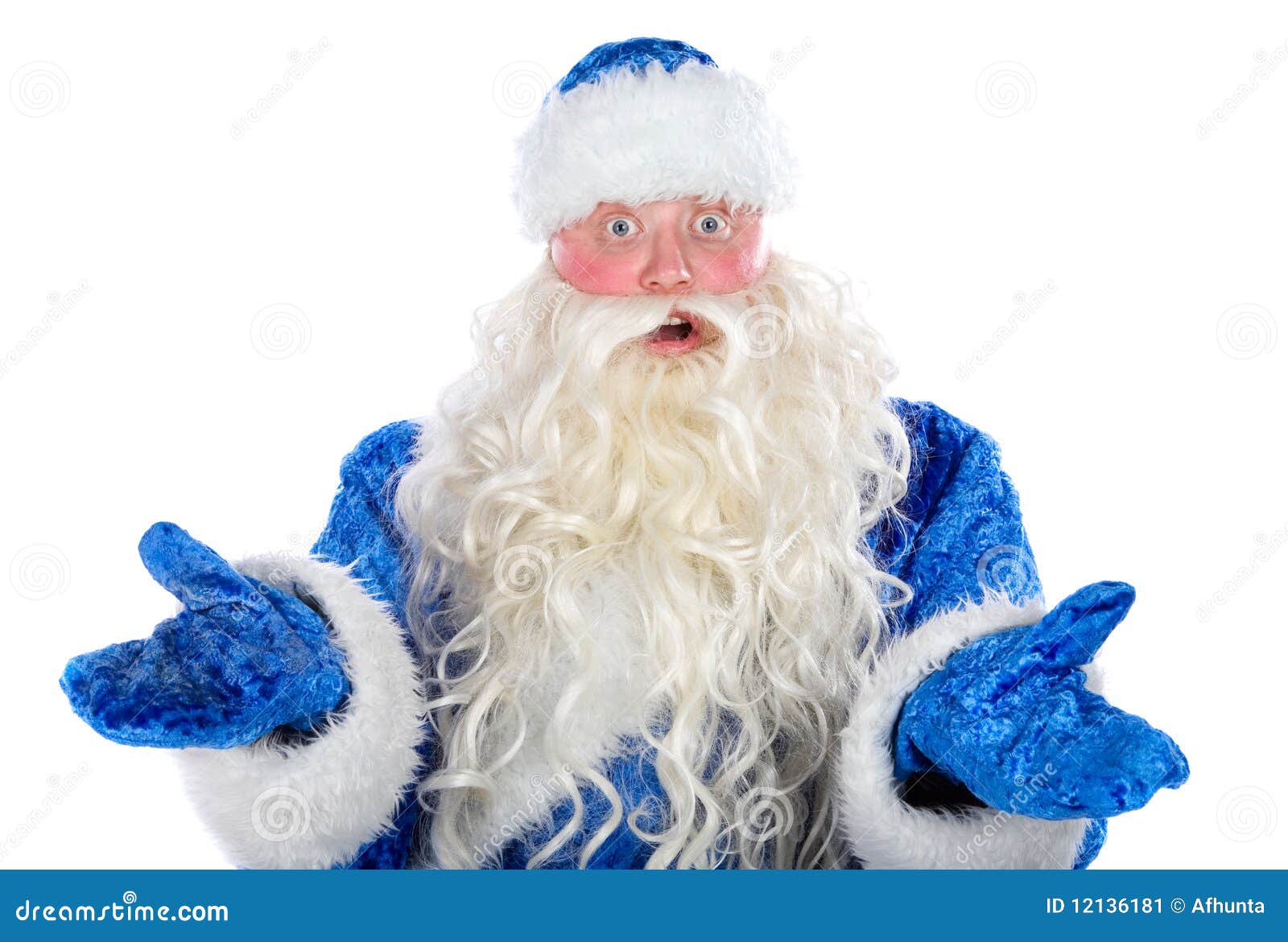 Surprised Santa Claus stock image. Image of culture, hair - 12136181