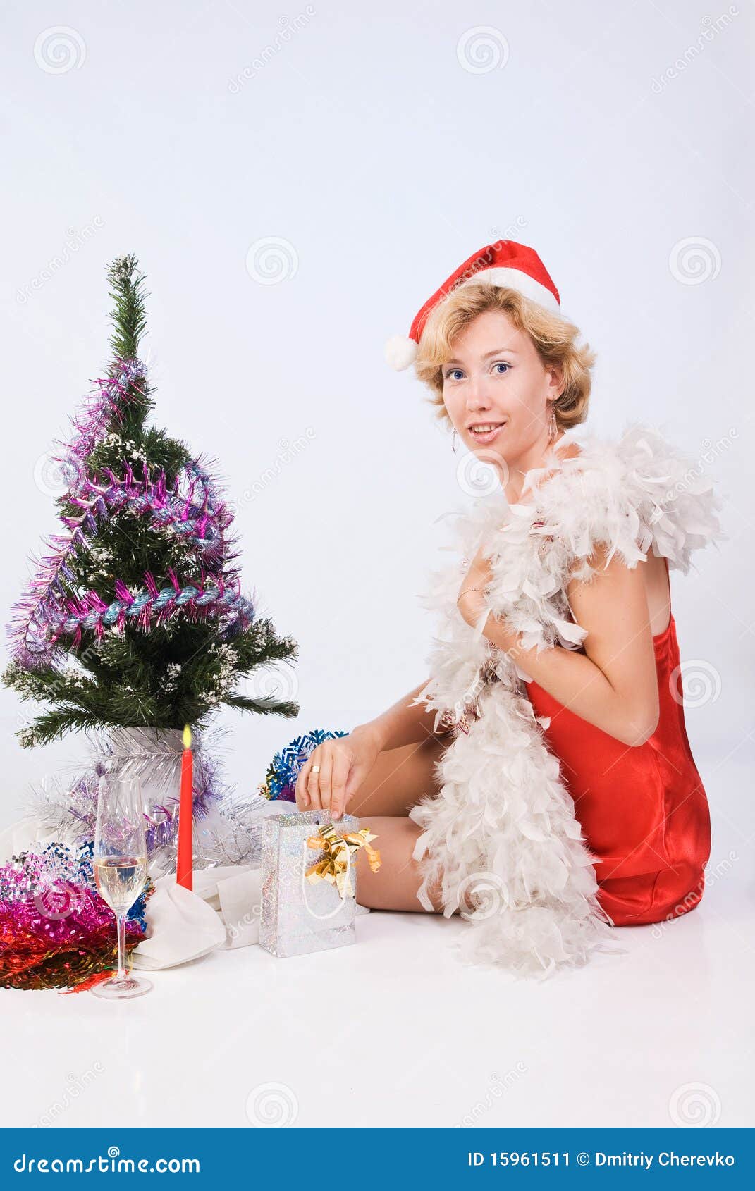 Surprised Santa Claus stock image. Image of holiday, december - 15961511
