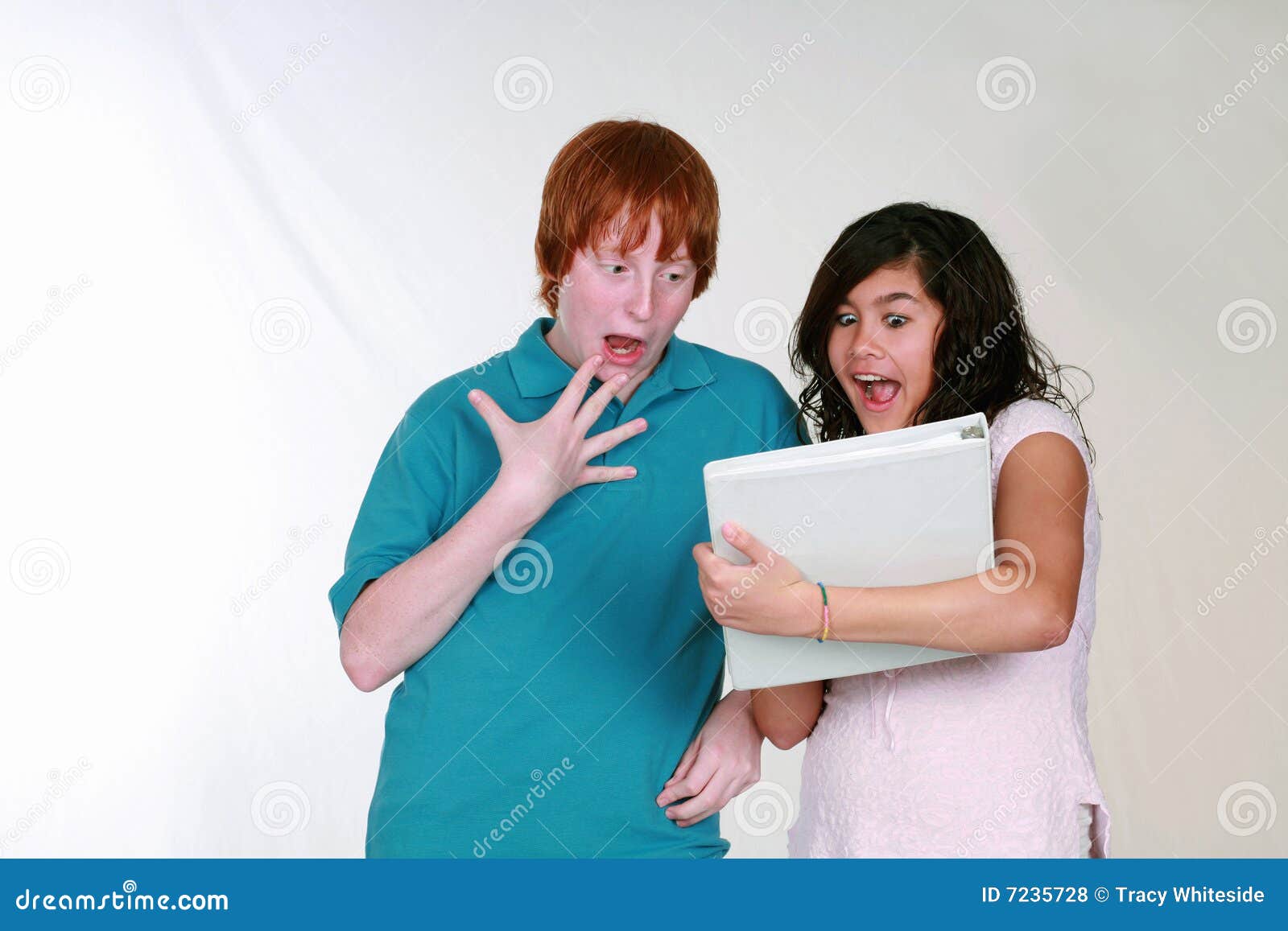 Surprised students stock photo. Image of ideas, caucasian - 7235728