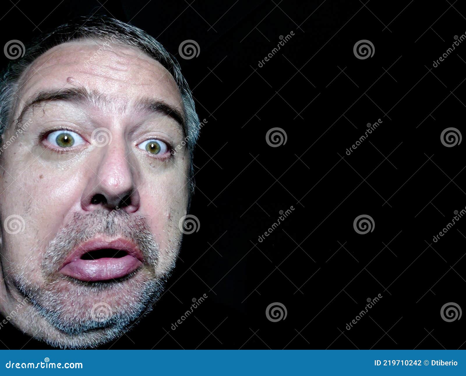 A Surprised White Male Person Isolated Stock Photo - Image of masculine ...