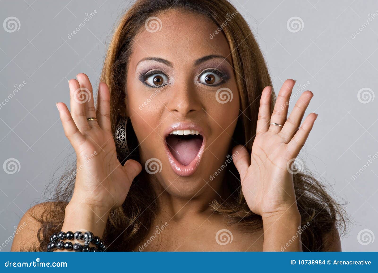 Surprised Woman stock photo. Image of lady, eyes, happy - 10738984