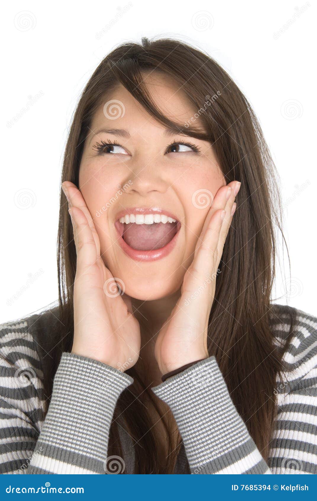 Surprised woman stock photo. Image of late, eyes, beautiful - 7685394