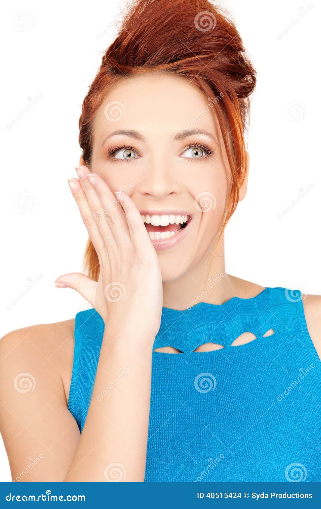 Surprised woman face stock photo. Image of businesswoman - 40515424