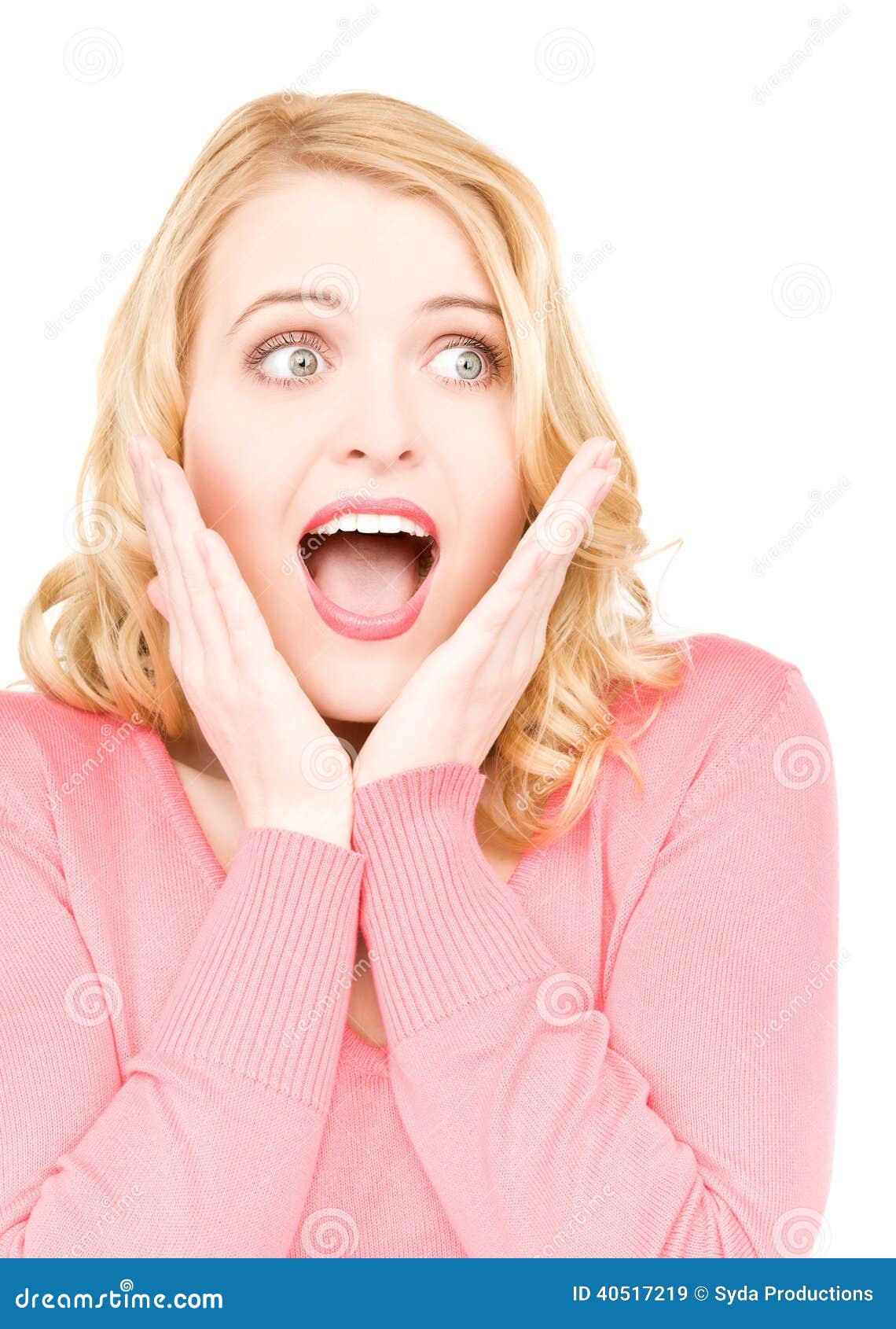 Surprised woman face stock image. Image of joyful, businesswoman - 40517219