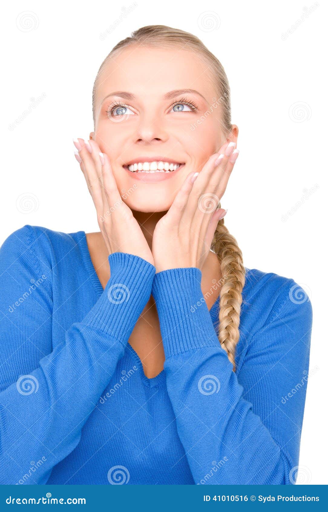 Surprised woman face stock photo. Image of bright, amazed - 41010516